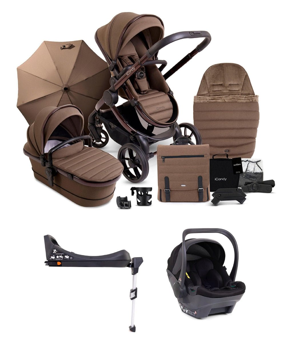 iCandy Peach 7 Complete Pushchair Bundle with Cocoon Car Seat - Coco/B – Mamas & Papas UK