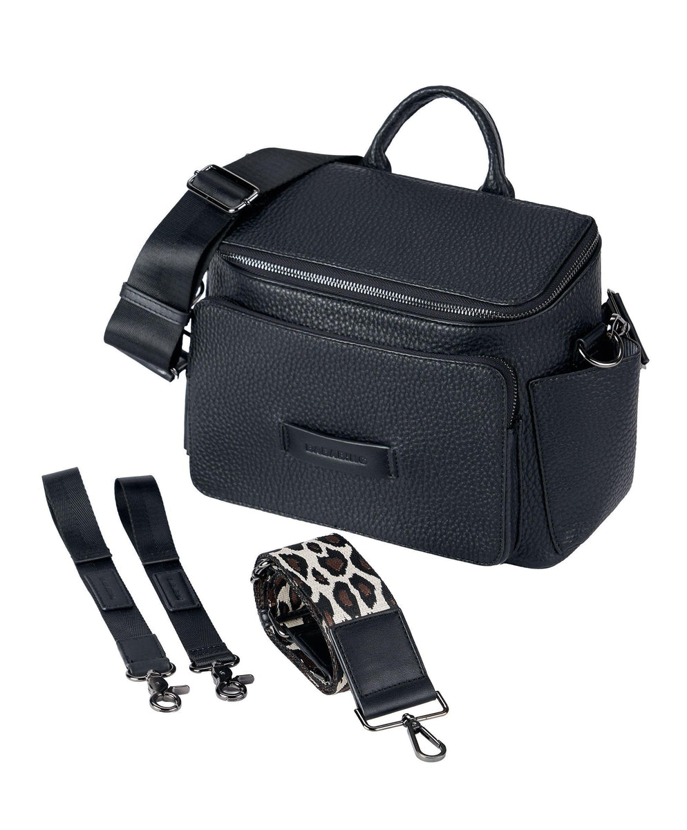 Bababing Isla Cross Body Vegan Leather Daypac - Black – Mamas & Papas UK