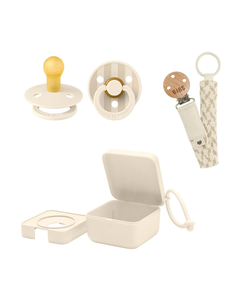 BIBS Dummies Bundles (3 Pieces) – Ivory/Vanilla – Mamas & Papas UK