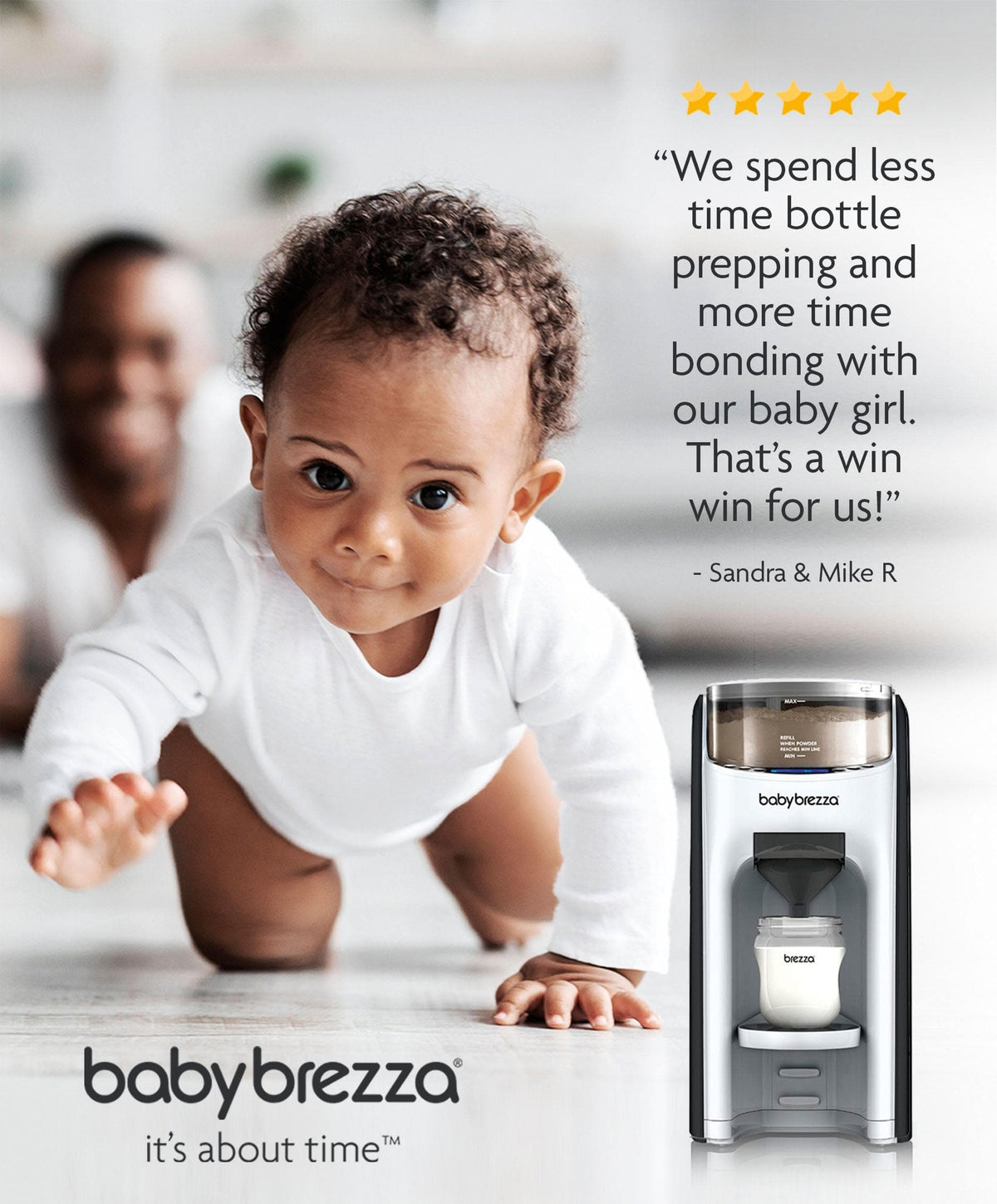 Baby Brezza Formula Pro Advanced - Black & White – Mamas & Papas UK