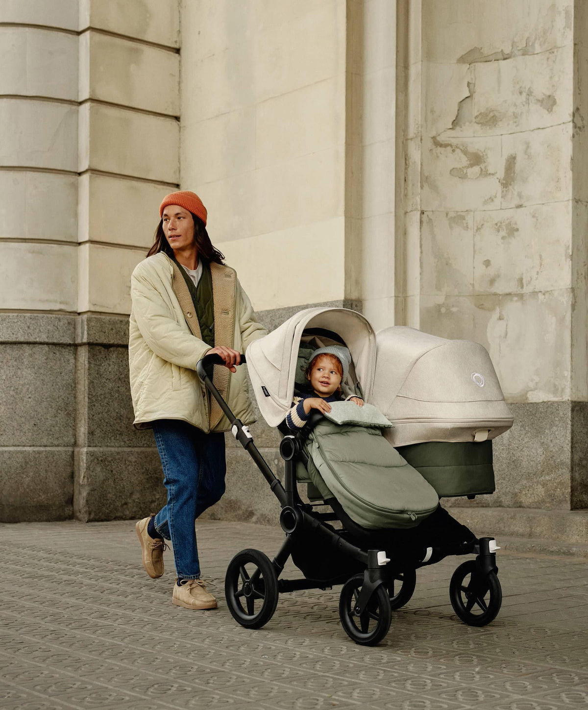 Bugaboo Donkey 5 Double Carrycot & Seat Pushchair - Desert Taupe ...