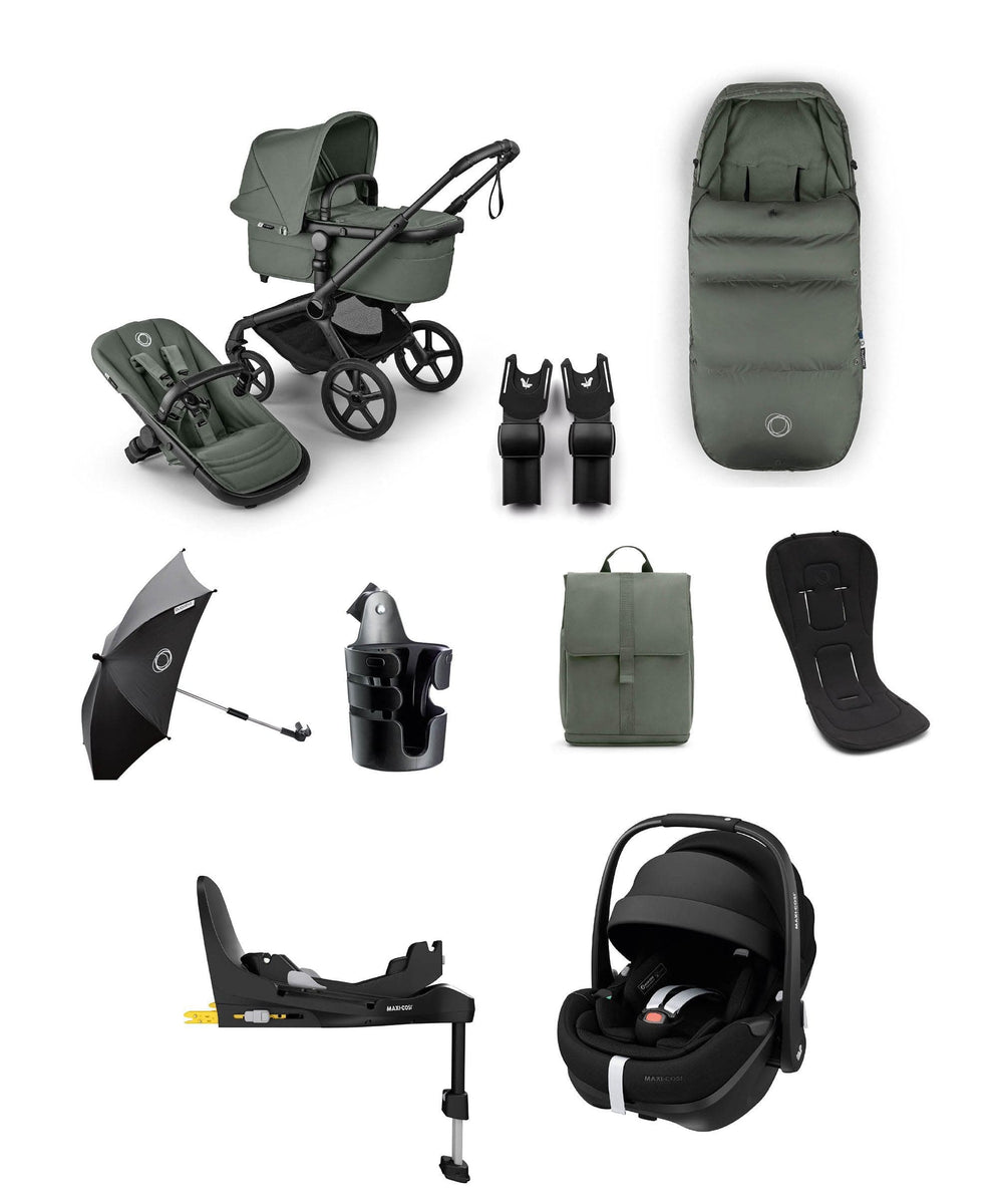 Bugaboo Fox 5 Renew Pushchair Bundle With Maxi-Cosi Pebble 360 Pro Car ...