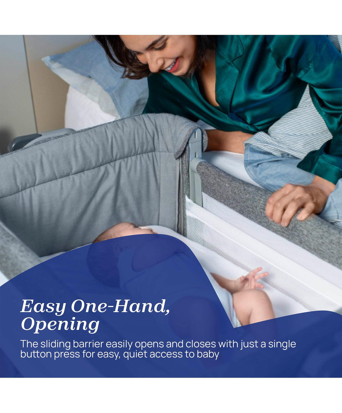 Chicco Next2Me Magic Evo Bedside Crib – Desert Taupe – Mamas & Papas UK