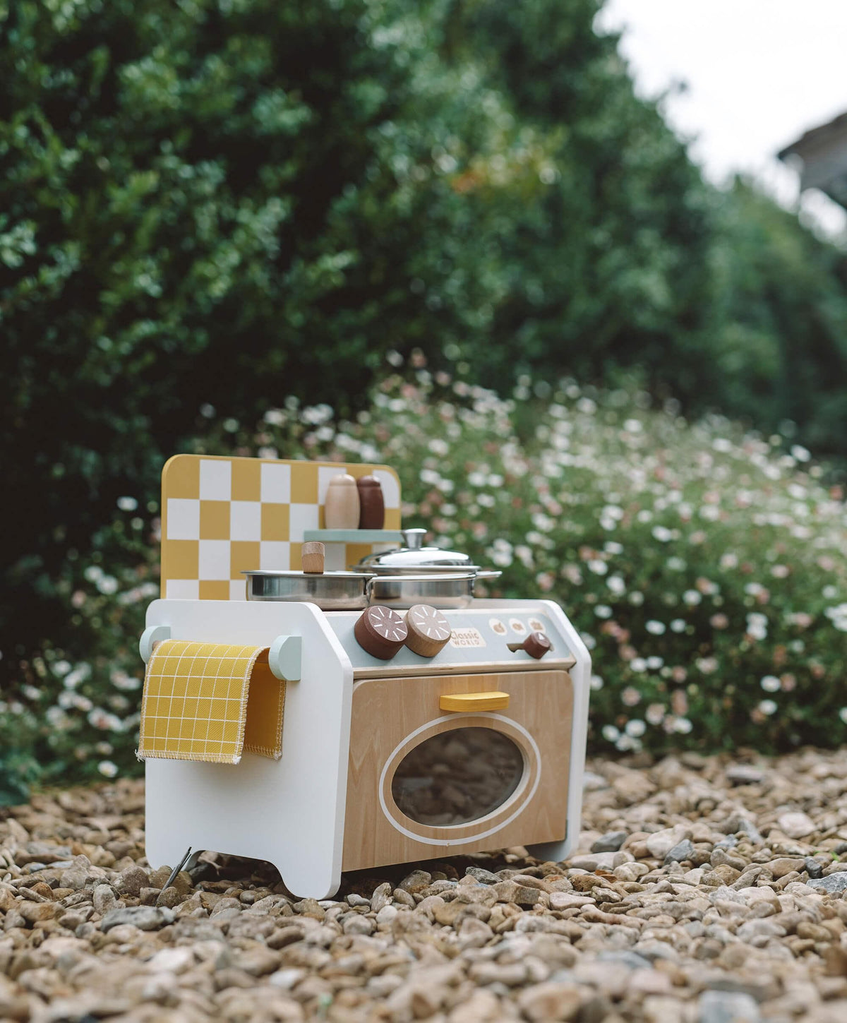 Small Wooden Play Kitchen Toy | Classic World Toys – Mamas & Papas UK