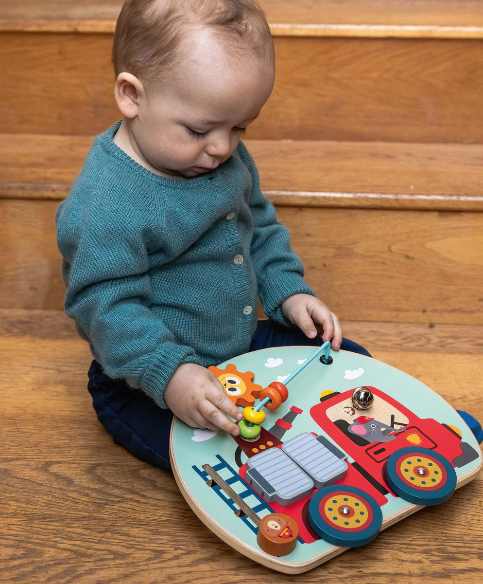 Fire Engine Busy Board Toy | Classic World Toys – Mamas & Papas UK