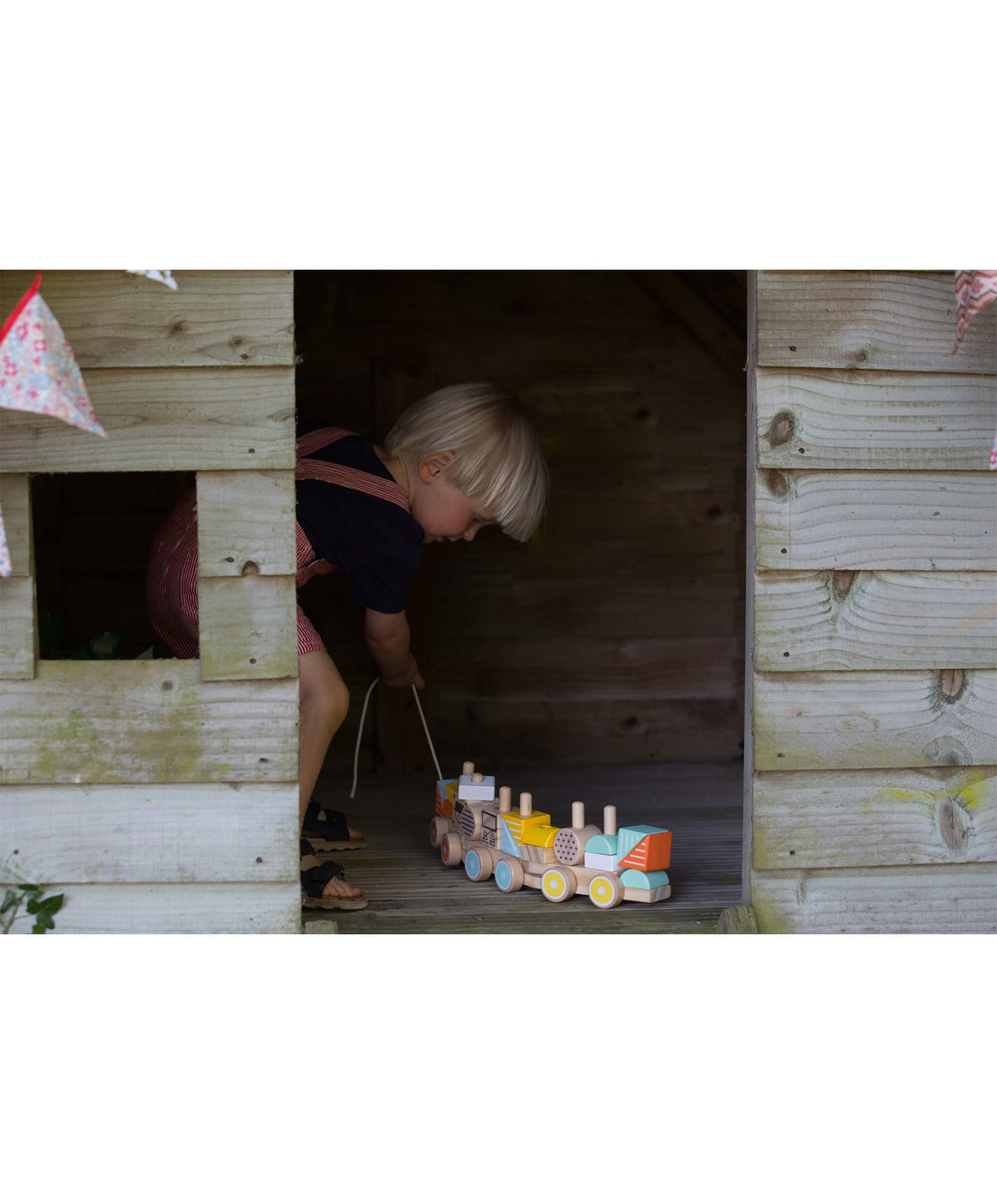 Pull Wooden Train Toy | Classic World Toys – Mamas & Papas UK