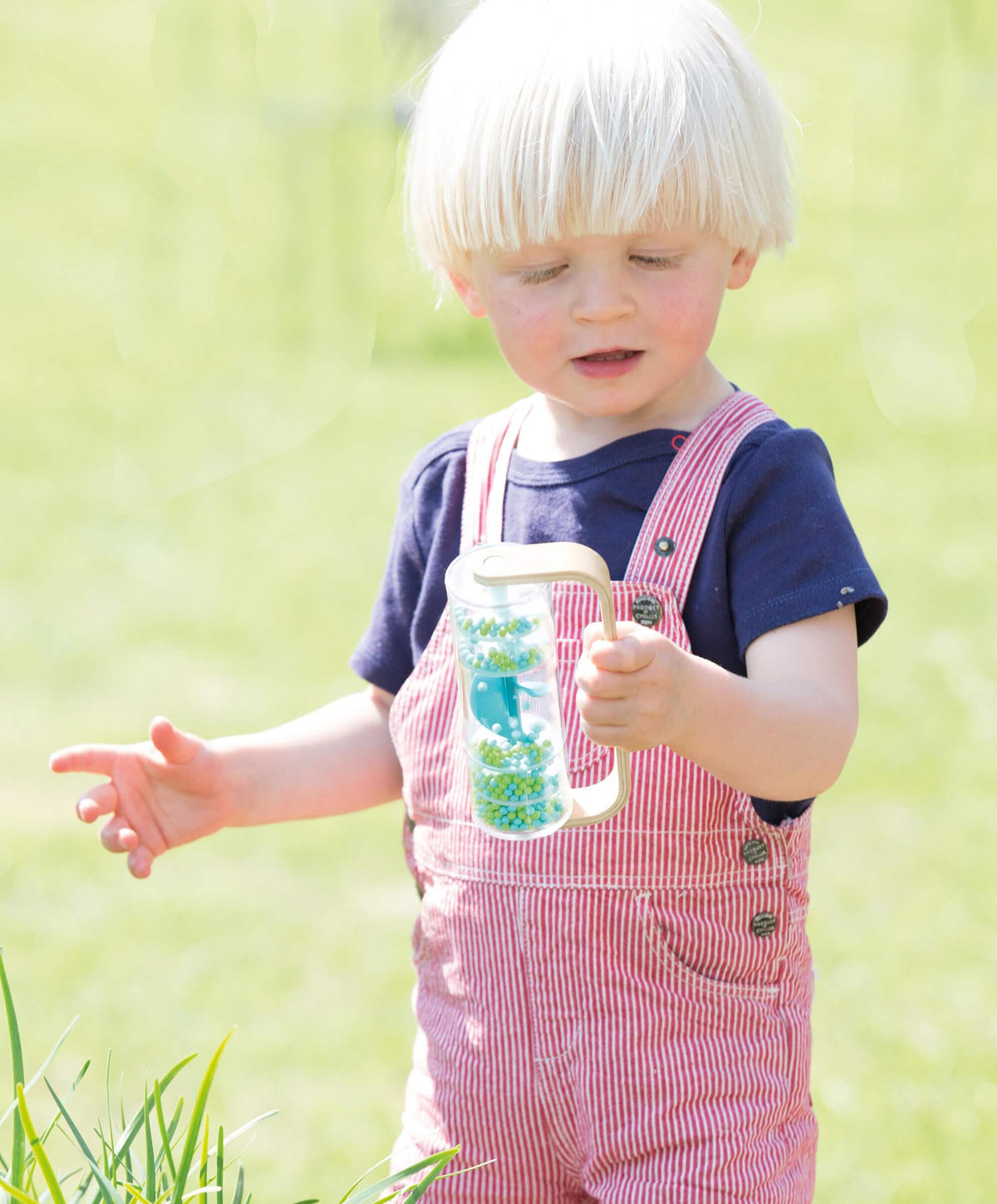 Rainmaker Wooden Musical Toy - Blue | Classic World Toys – Mamas & Papas UK