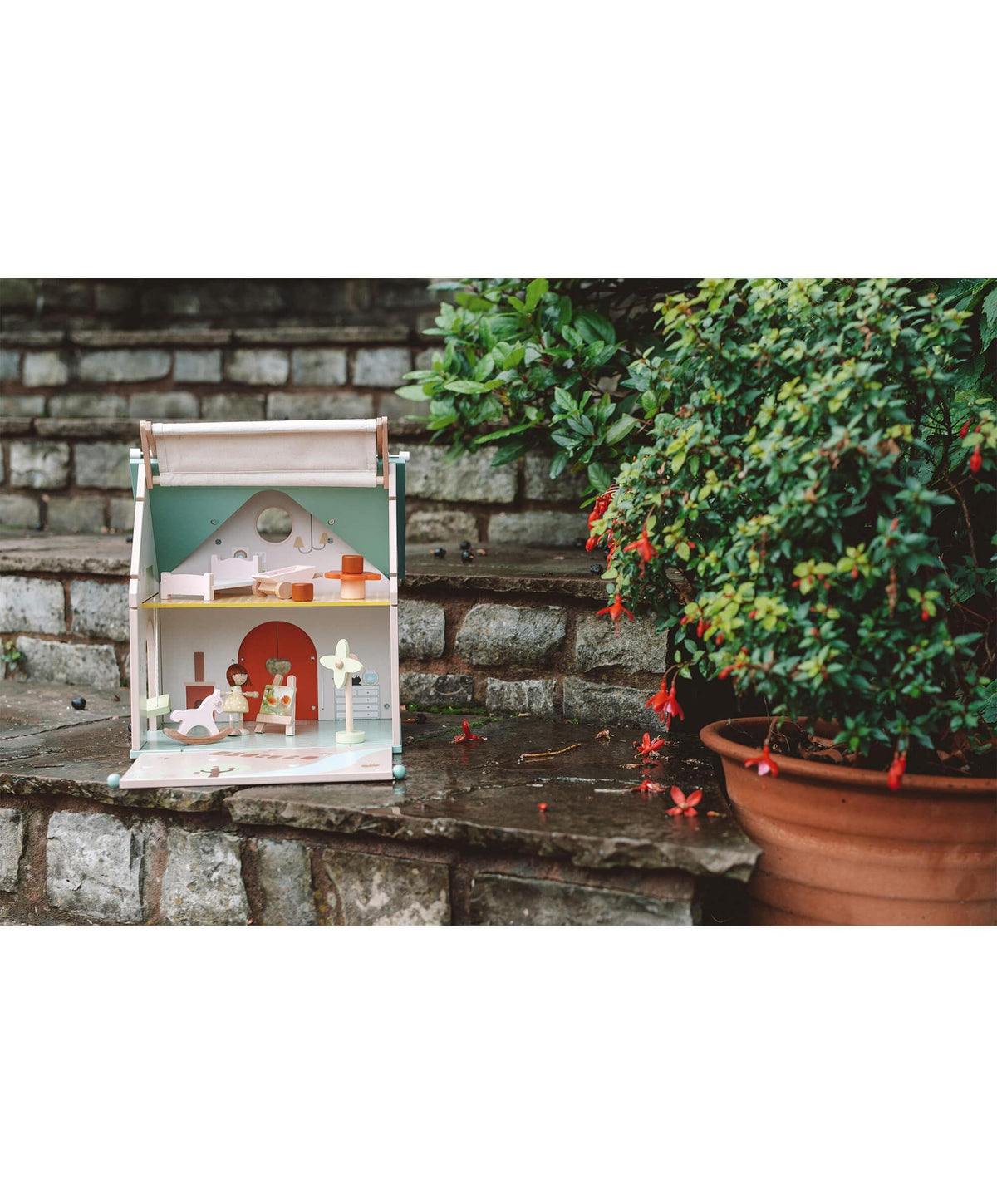 Wooden Flower Cottage Playhouse Toy | Classic World Toys – Mamas & Papas UK