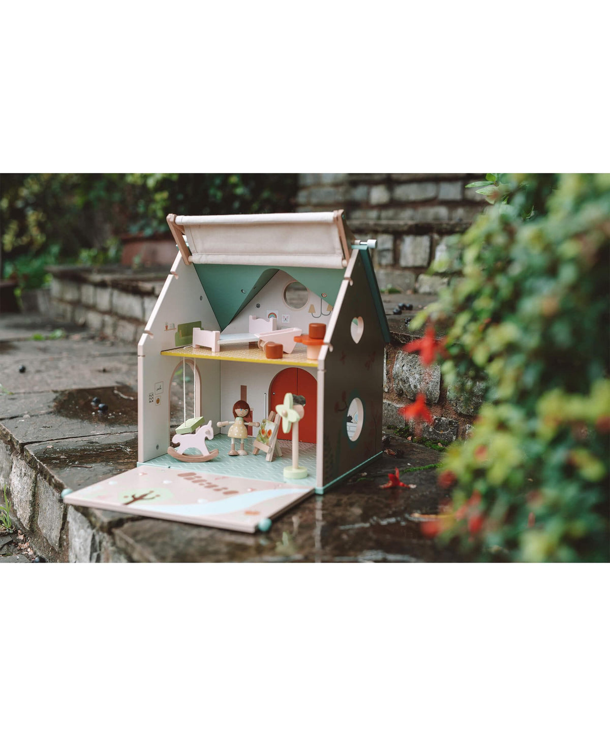 Wooden Flower Cottage Playhouse Toy | Classic World Toys – Mamas & Papas UK