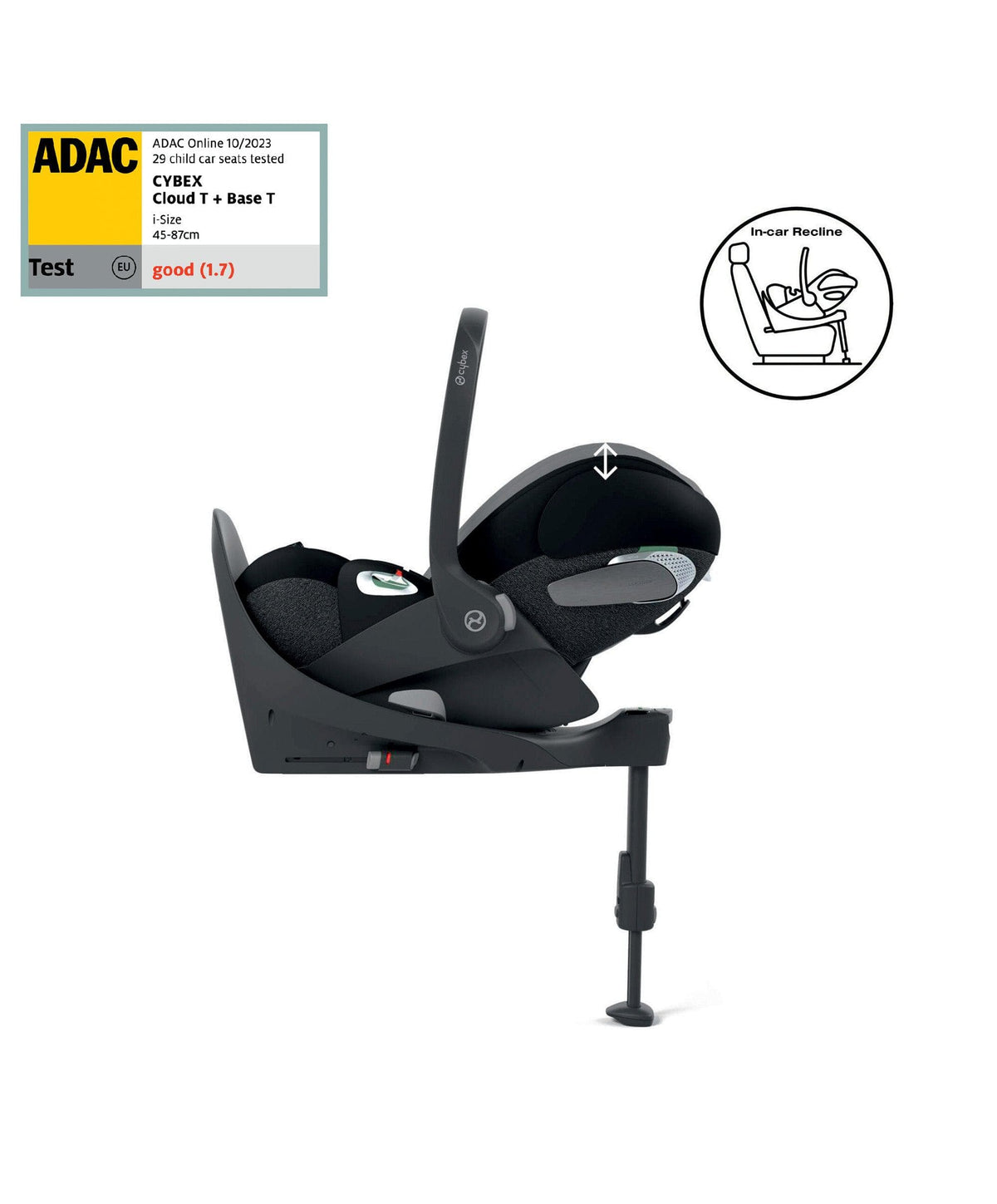 Cybex Cloud T i-Size Rotating Baby Car Seat - Sepia Black – Mamas ...