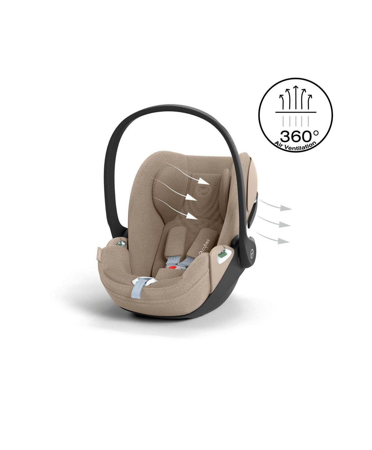 Cybex Cloud T i-Size Plus Rotating Baby Car Seat - Cozy Beige – Mamas ...