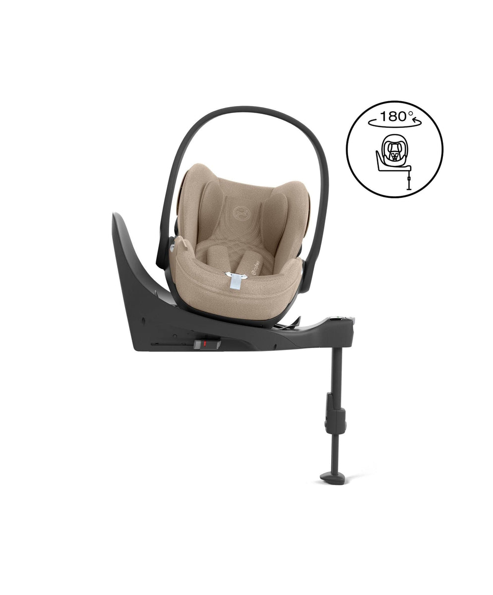 Cybex Cloud T i-Size Plus Rotating Baby Car Seat - Cozy Beige – Mamas ...