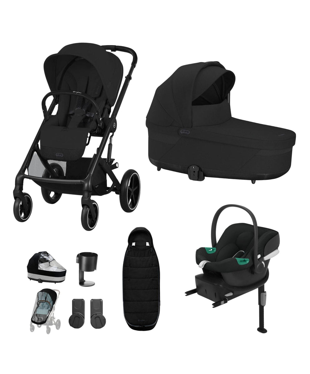 Cybex Balios Pushchair Bundle with Cybex Aton B2 i-Size Car Seat & Bas ...