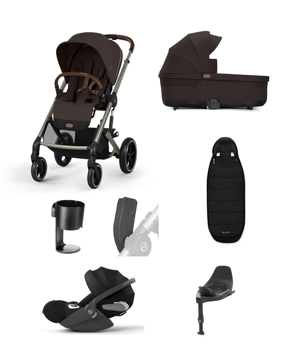 Cybex Balios S Lux Pushchair Bundle With Cybex Cloud T i-Size Rotating ...