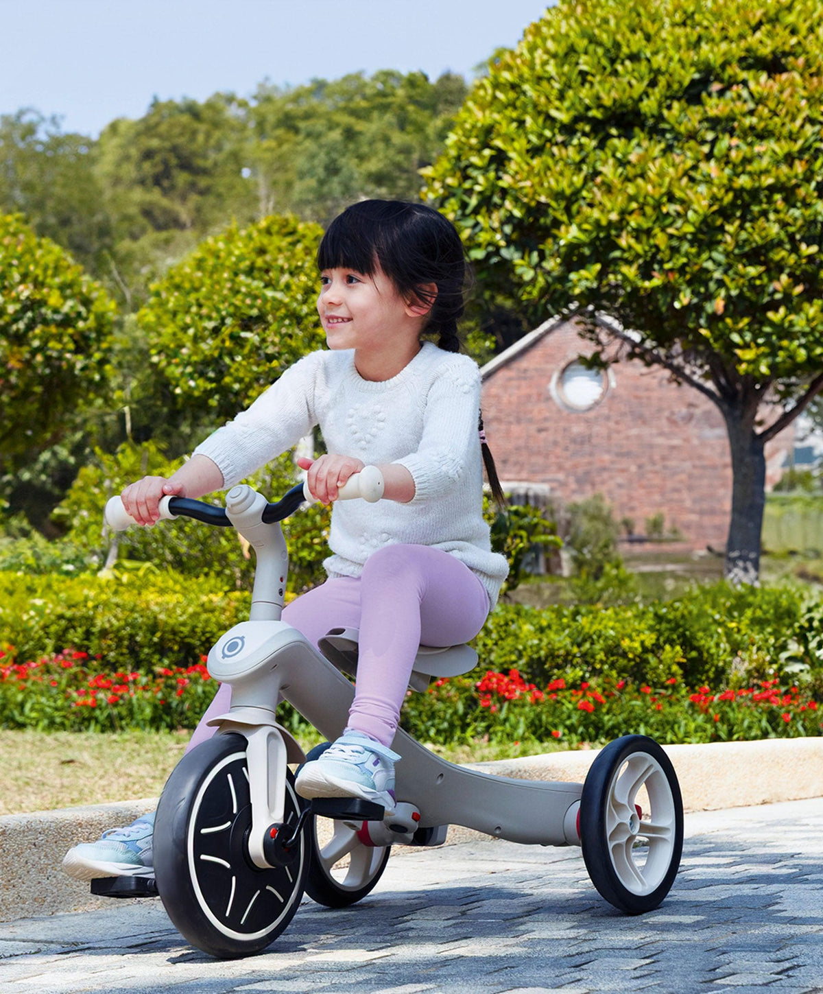 Globber Explorer Trike Eco 4 in 1 – Coconut – Mamas & Papas UK