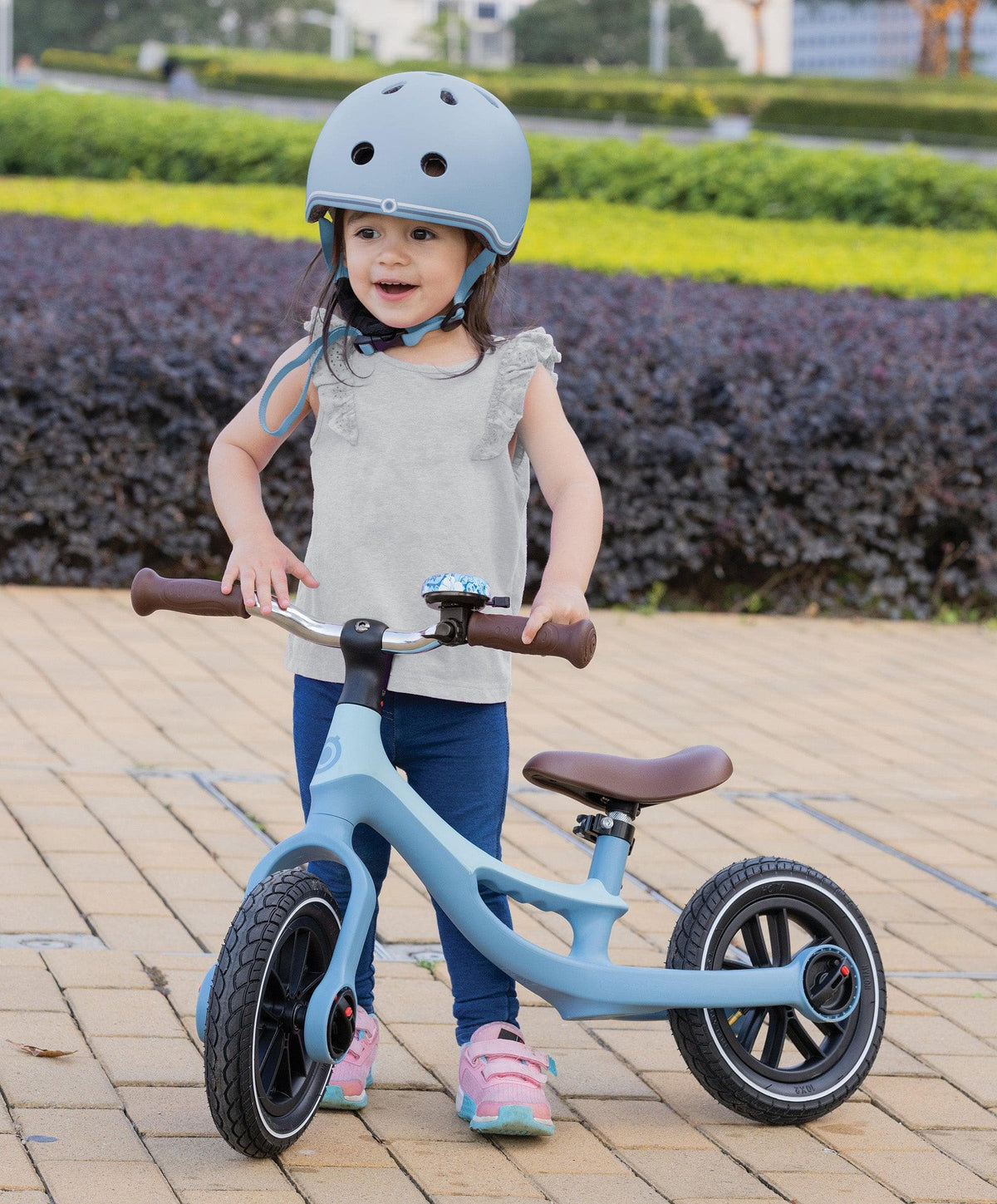 Globber Go Bike Elite Air - Pastel Blue – Mamas & Papas UK
