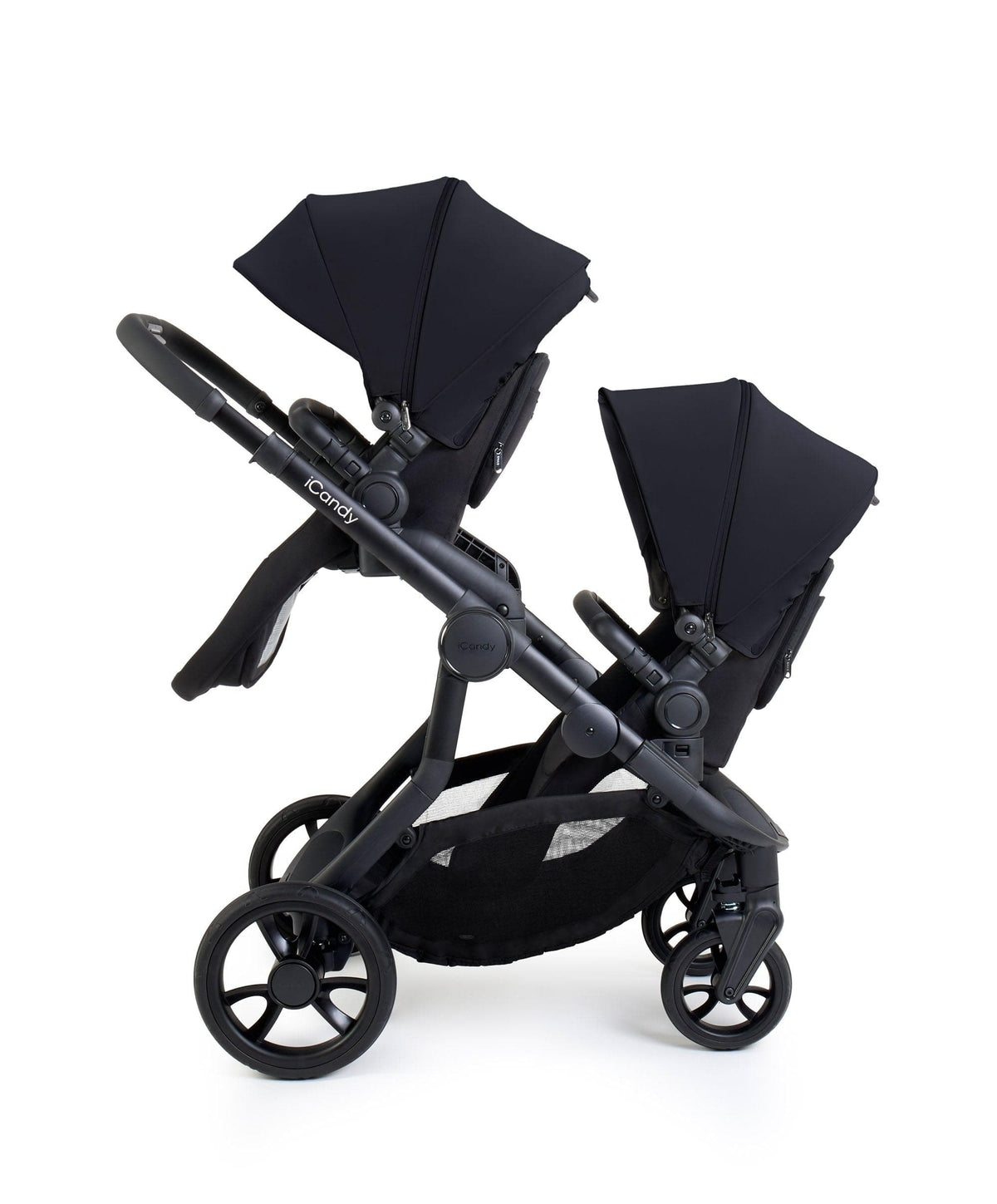 iCandy Orange 4 Double Pushchair – Black Edition – Mamas & Papas UK