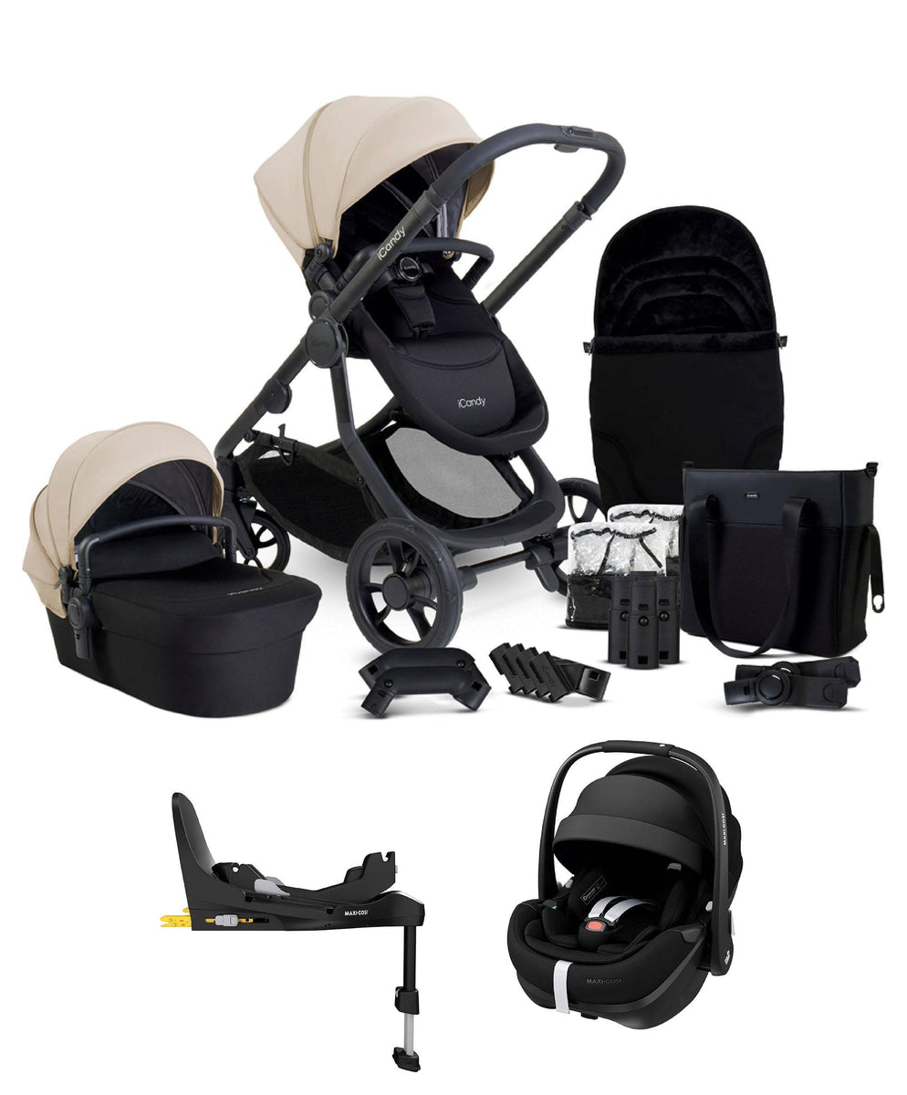 iCandy Orange 4 Pushchair Bundle with Maxi-Cosi Pebble 360 Pro – Mamas ...