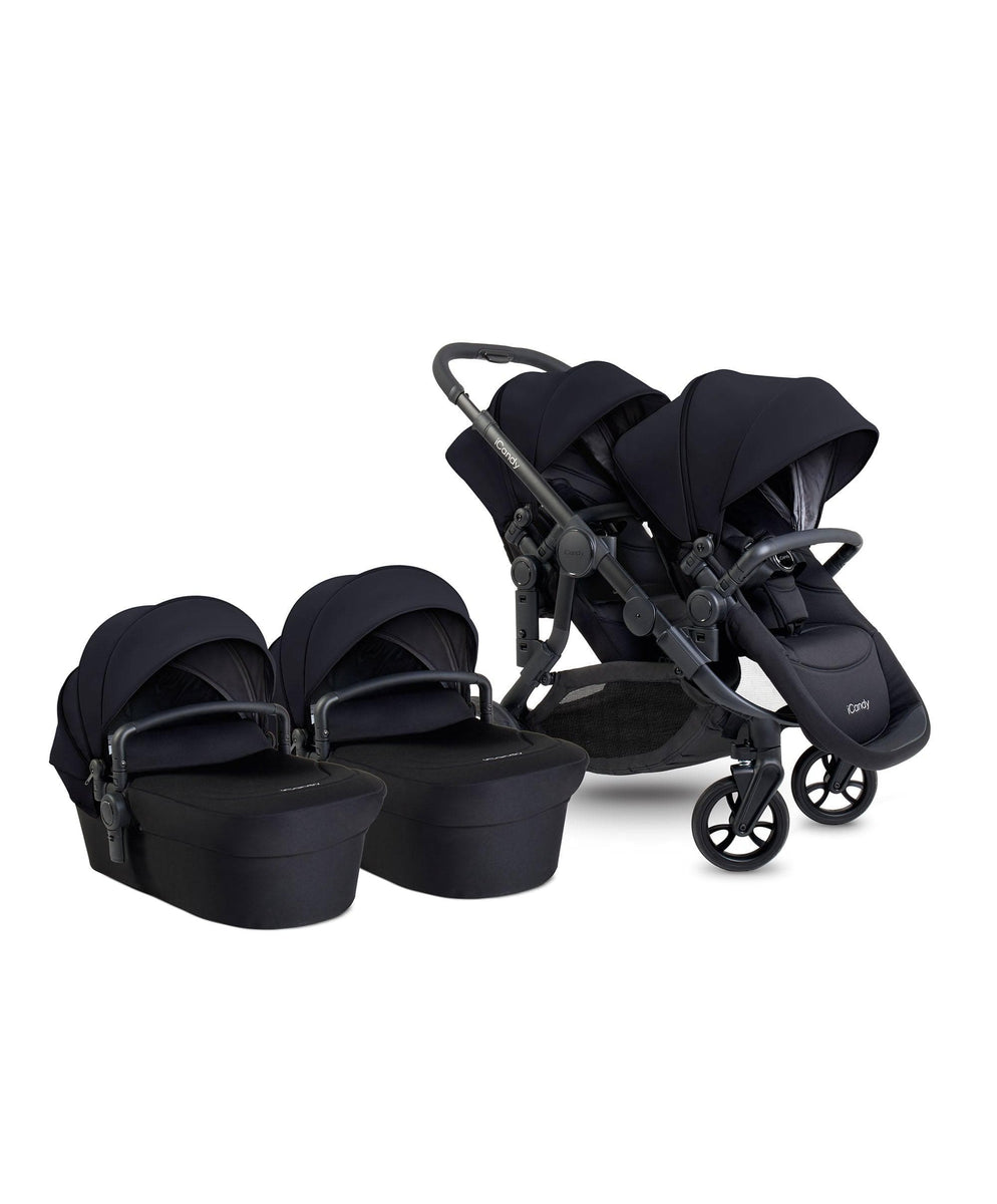 iCandy Orange 4 Twin Pushchair – Black Edition – Mamas & Papas UK