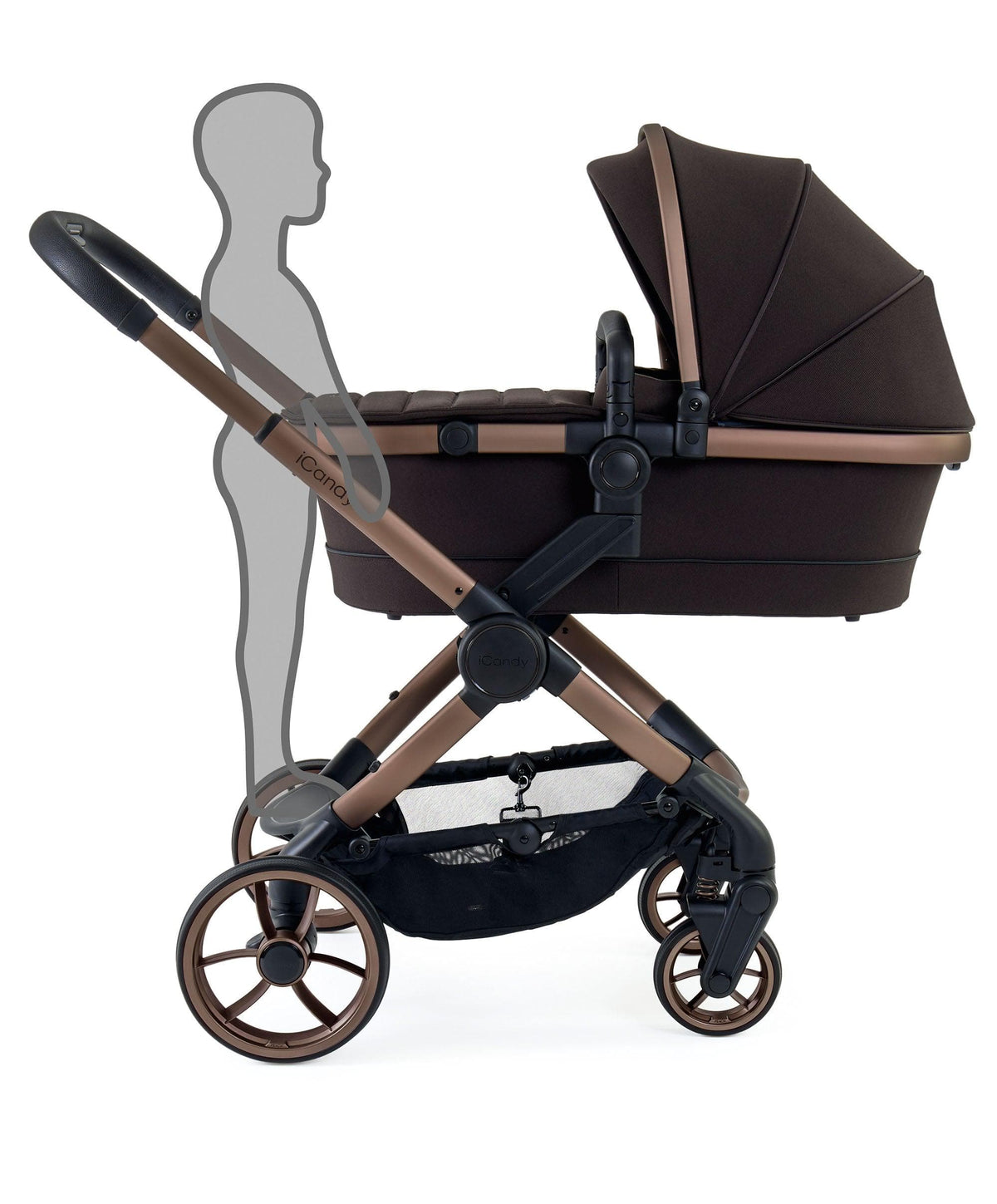 iCandy Peach 7 Complete Pushchair Bundle with Cybex Cloud T Car Seat ...