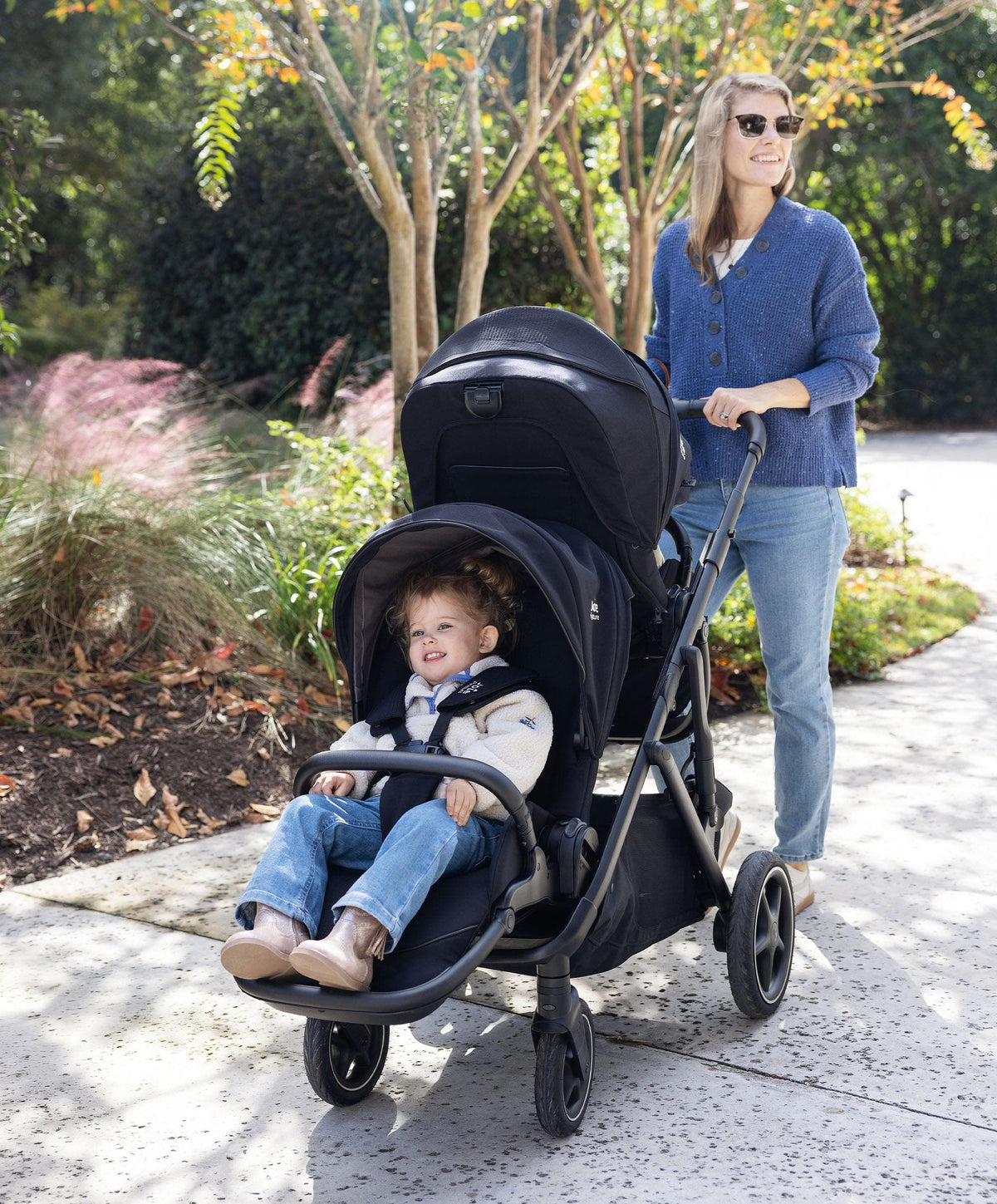 Joie Versiti Duo Signature Single To Double Pram & Signature Sibling S ...