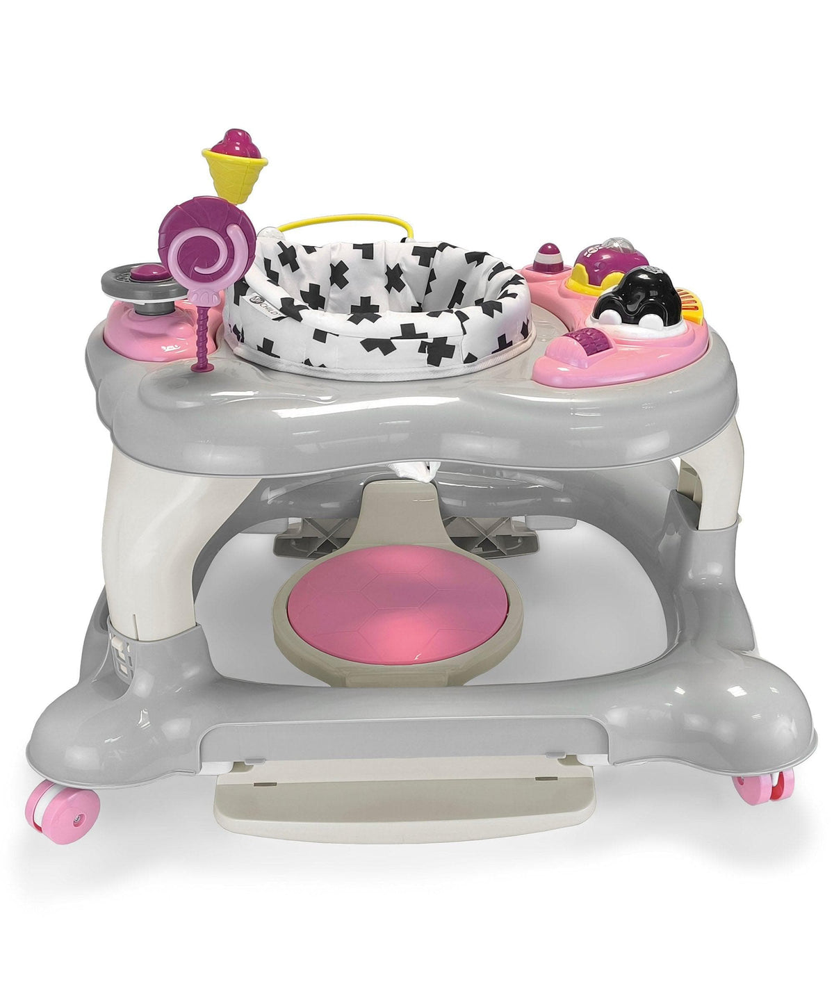 Mychild® Roundabout 4-in-1 Activity Walker, Pink Neutral – Mamas & Papas UK