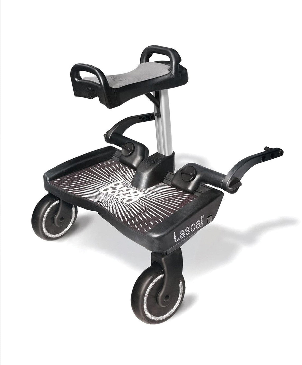 Lascal Black Maxi BuggyBoard® Plus Grey Saddle – Mamas & Papas UK