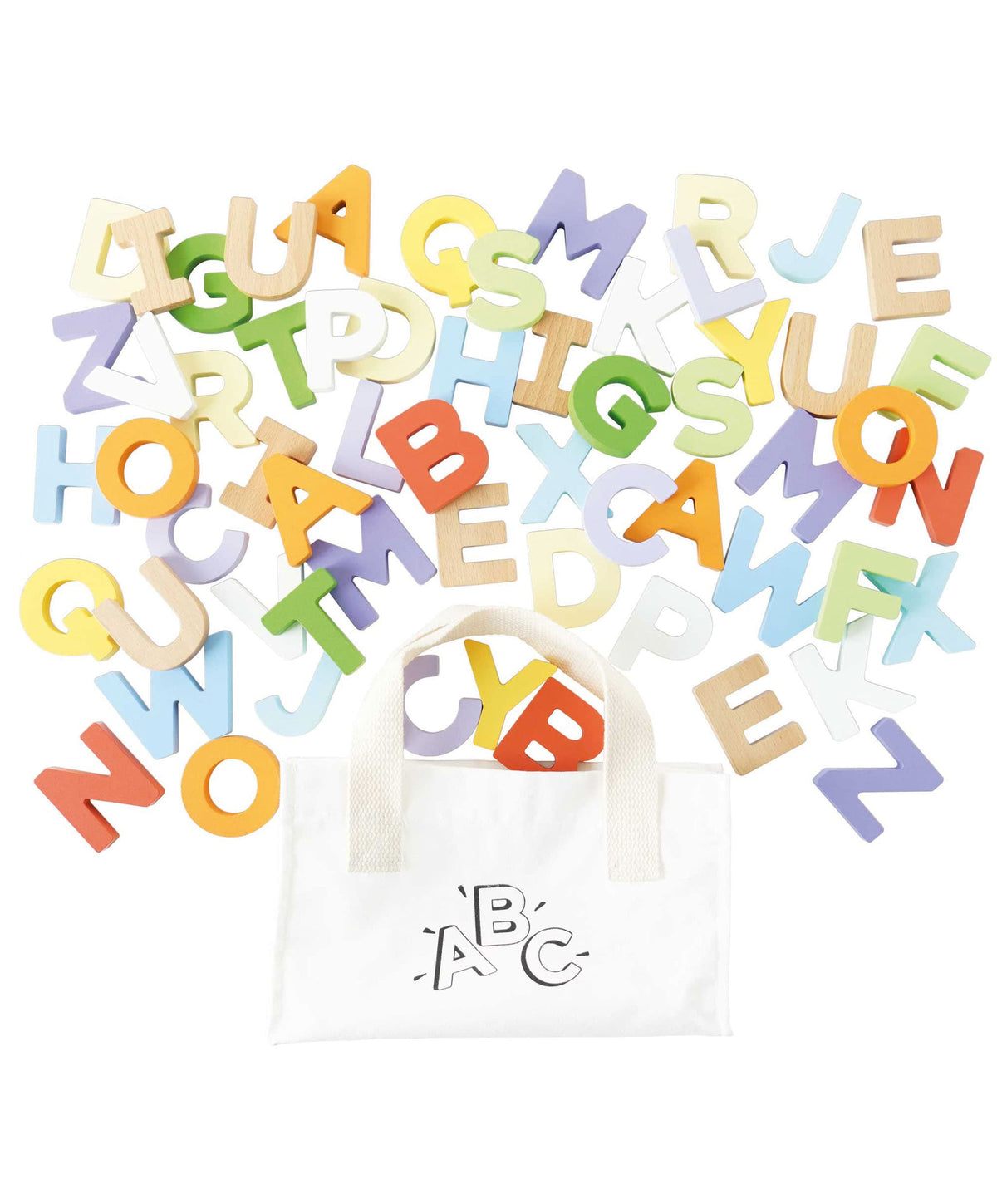 Le Toy Van Wooden Alphabet Set & Bag – Mamas & Papas UK