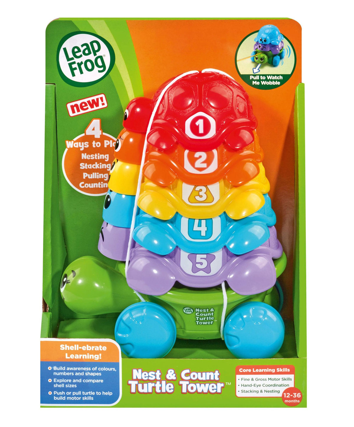 Leapfrog Nest & Count Turtle Tower™ – Mamas & Papas UK