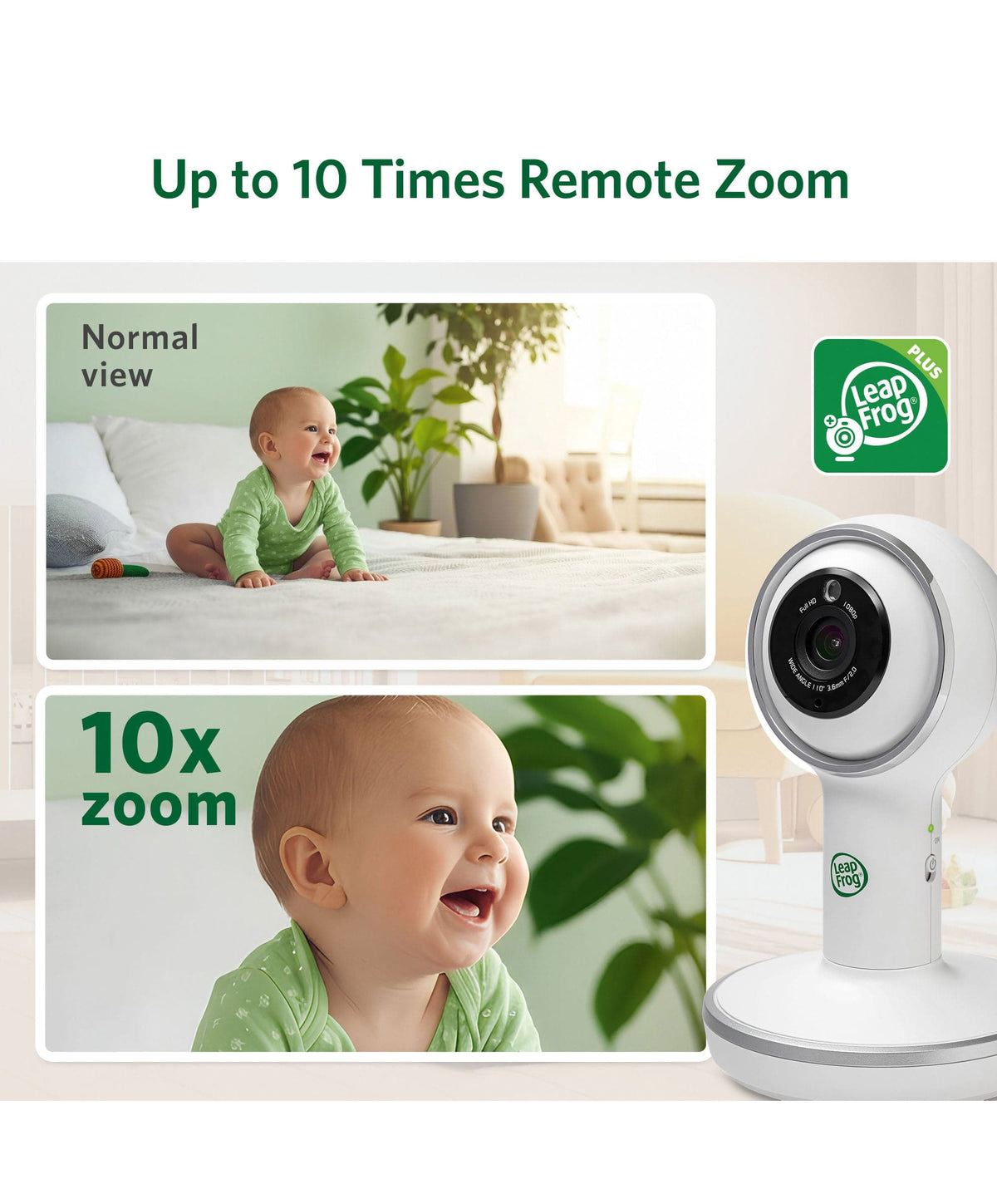 LeapFrog LF5817HD 7 Inch Over-the-Cot Smart Baby Monitor – Mamas & Papas UK