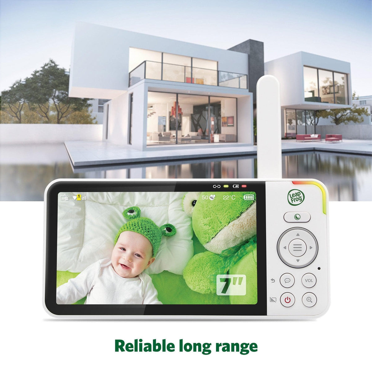 LeapFrog LF920HD 7 Inch Video Baby Monitor with Colour Night Vision ...