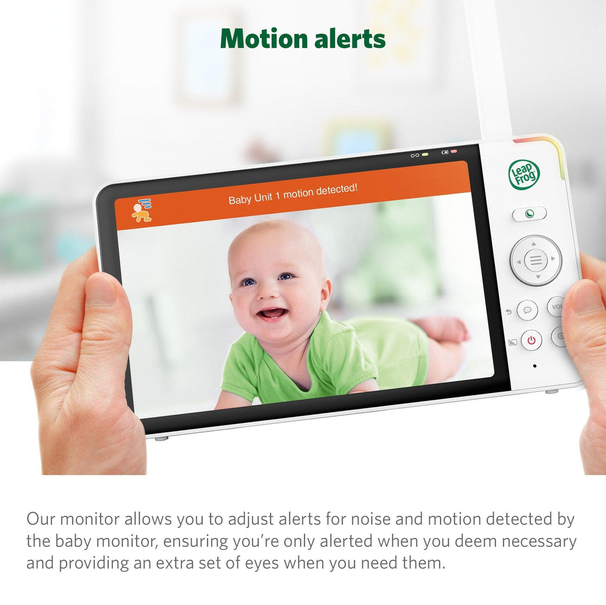 LeapFrog LF920HD 7' Video Baby Monitor with Colour Night Vision - Whit ...