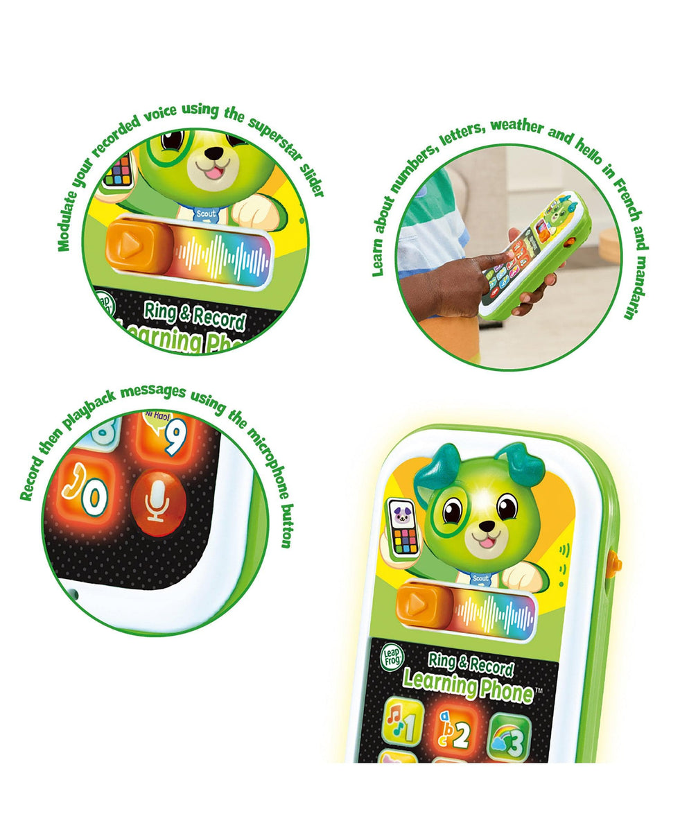 LeapFrog Scout's Ring & Record Toy Phone – Mamas & Papas UK