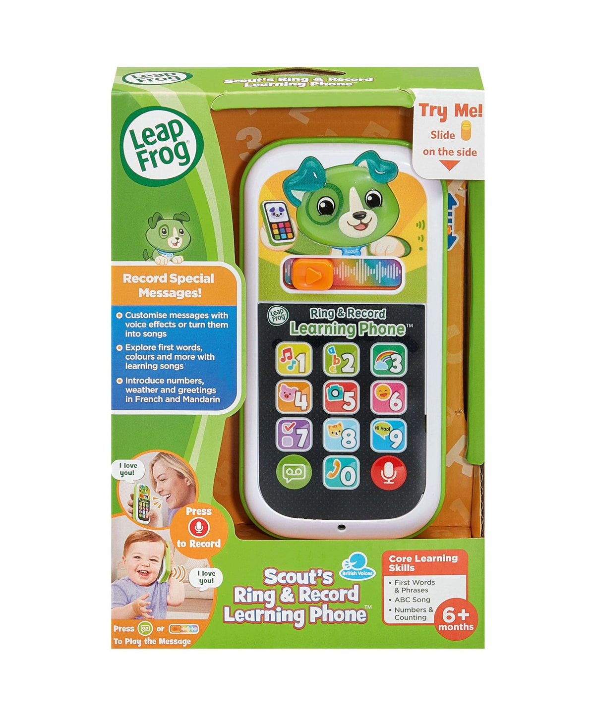 LeapFrog Scout's Ring & Record Toy Phone – Mamas & Papas UK
