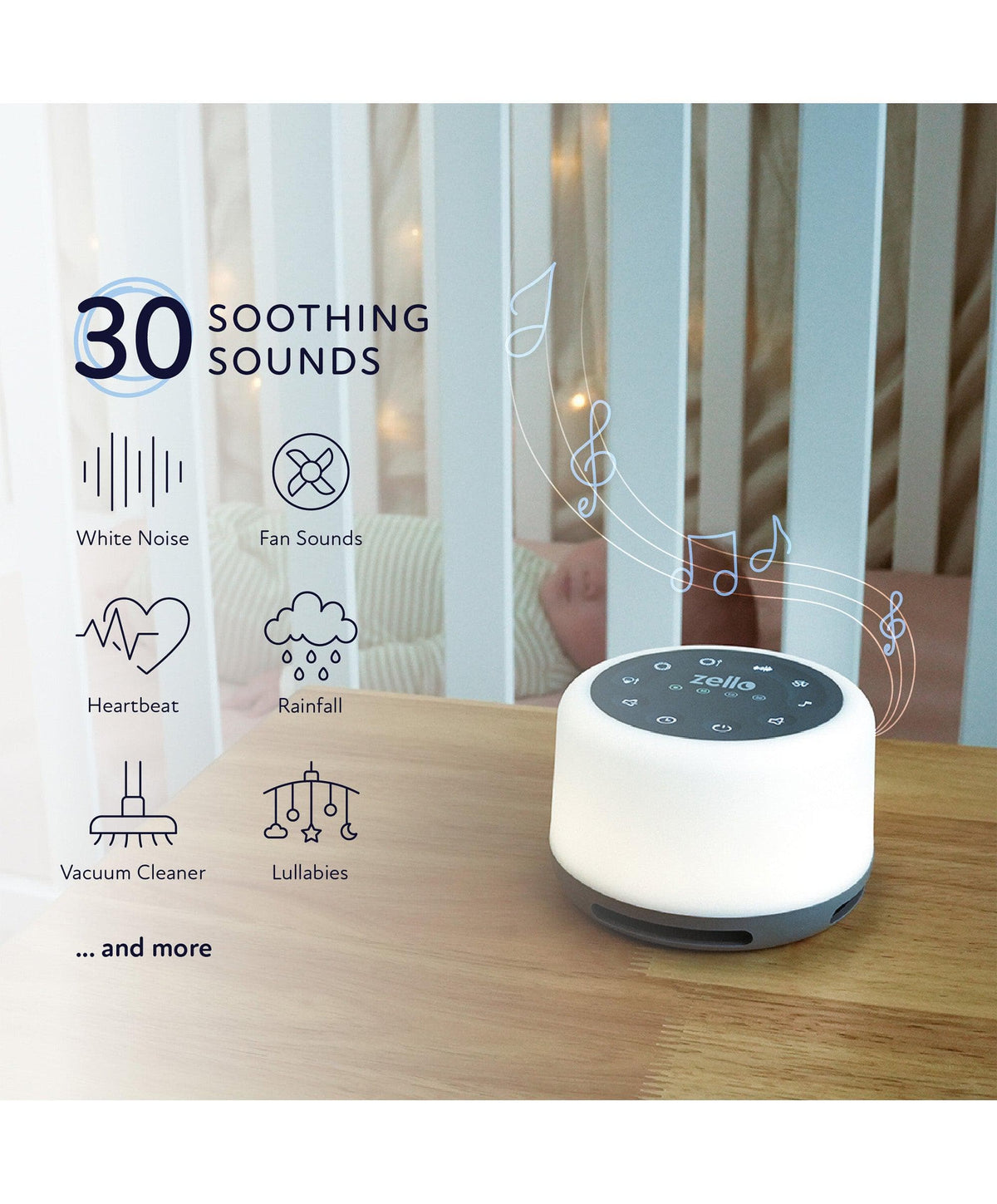 Zello Original White Noise Machine – Mamas & Papas UK