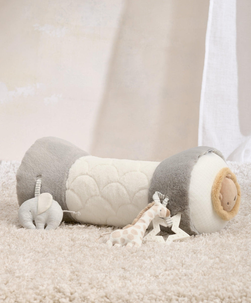 Tummy Time Roll - Welcome to the World Elephant/Grey – Mamas & Papas UK