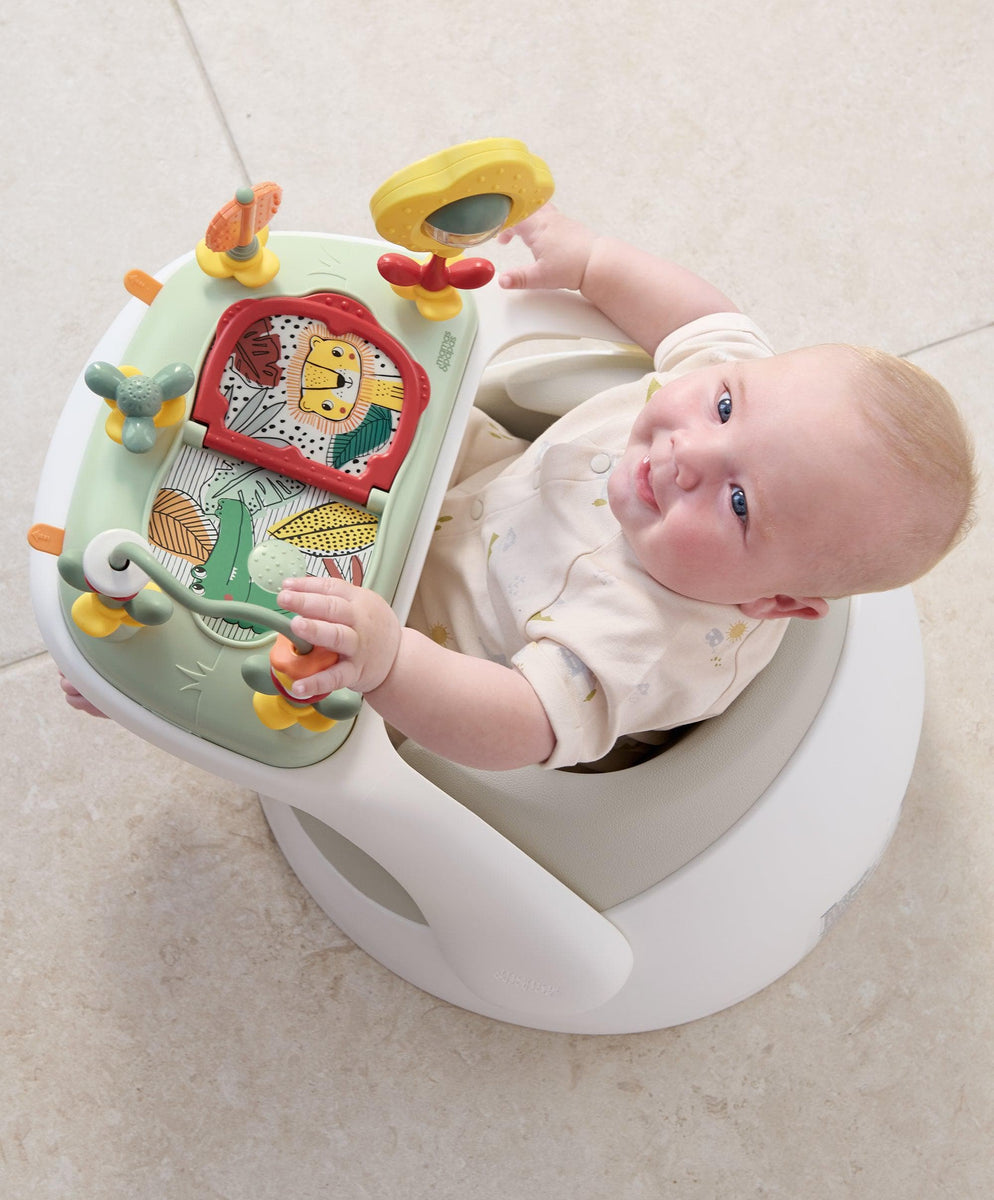 Snug Floor Seat with Activity Tray - Clay – Mamas & Papas UK