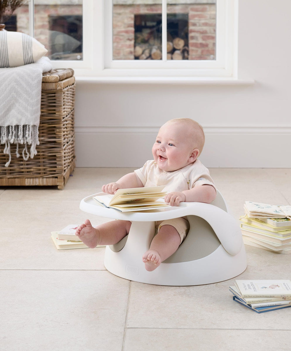 Snug Floor Seat with Activity Tray - Clay – Mamas & Papas UK