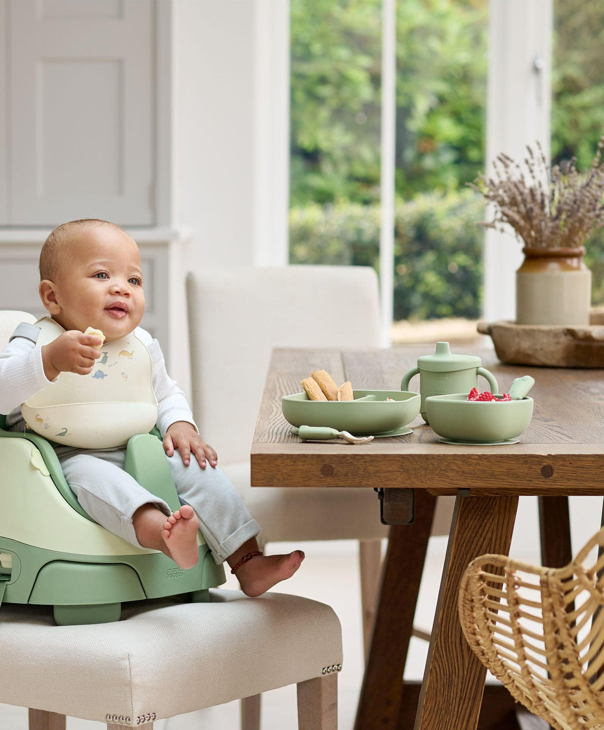 First Mealtime Silicone Set - Kiwi – Mamas & Papas UK