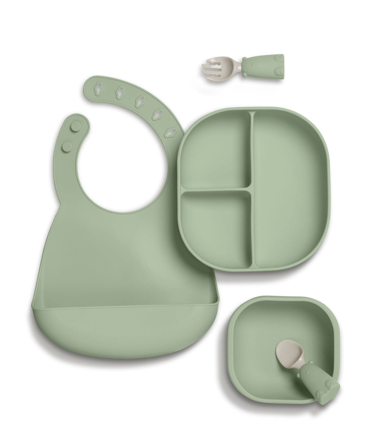 First Mealtime Silicone Set - Kiwi – Mamas & Papas UK