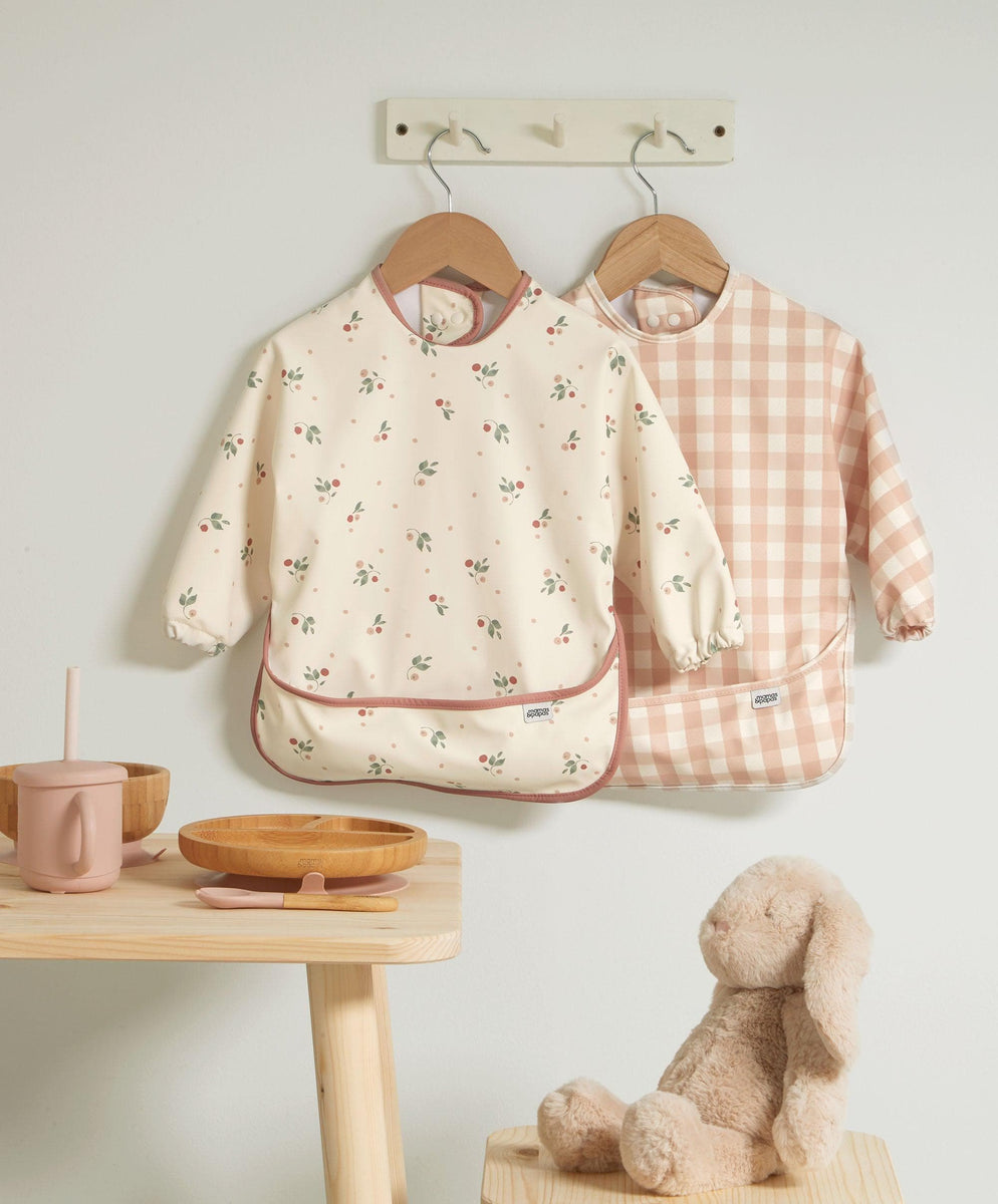 Long-sleeved Bibs (2 Pack) – Berry Picnic – Mamas & Papas UK