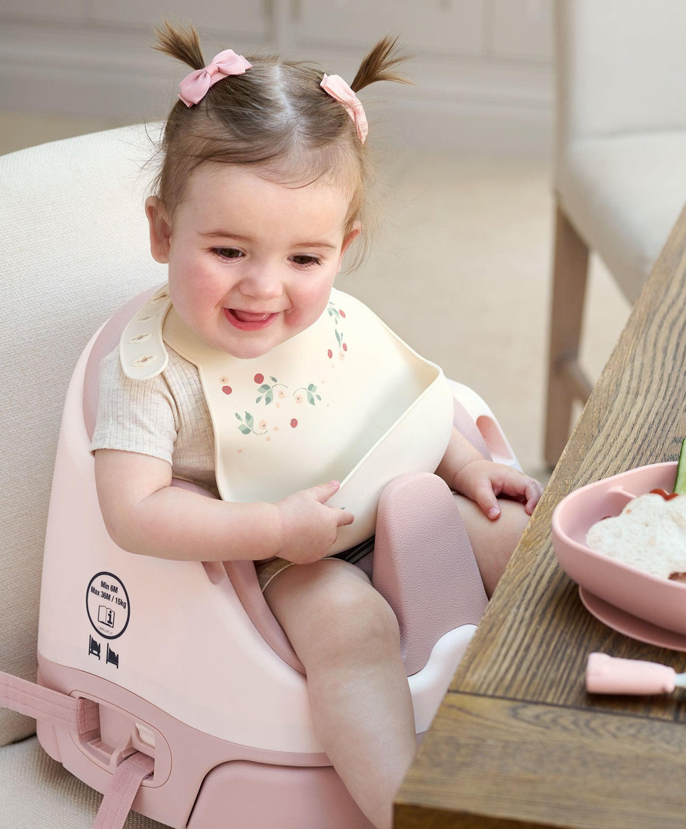 Silicone Bibs (2 Pack) – Floral Berry – Mamas & Papas UK