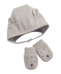 Bear Ear Hat & Mittens Set - Sand – Mamas & Papas UK