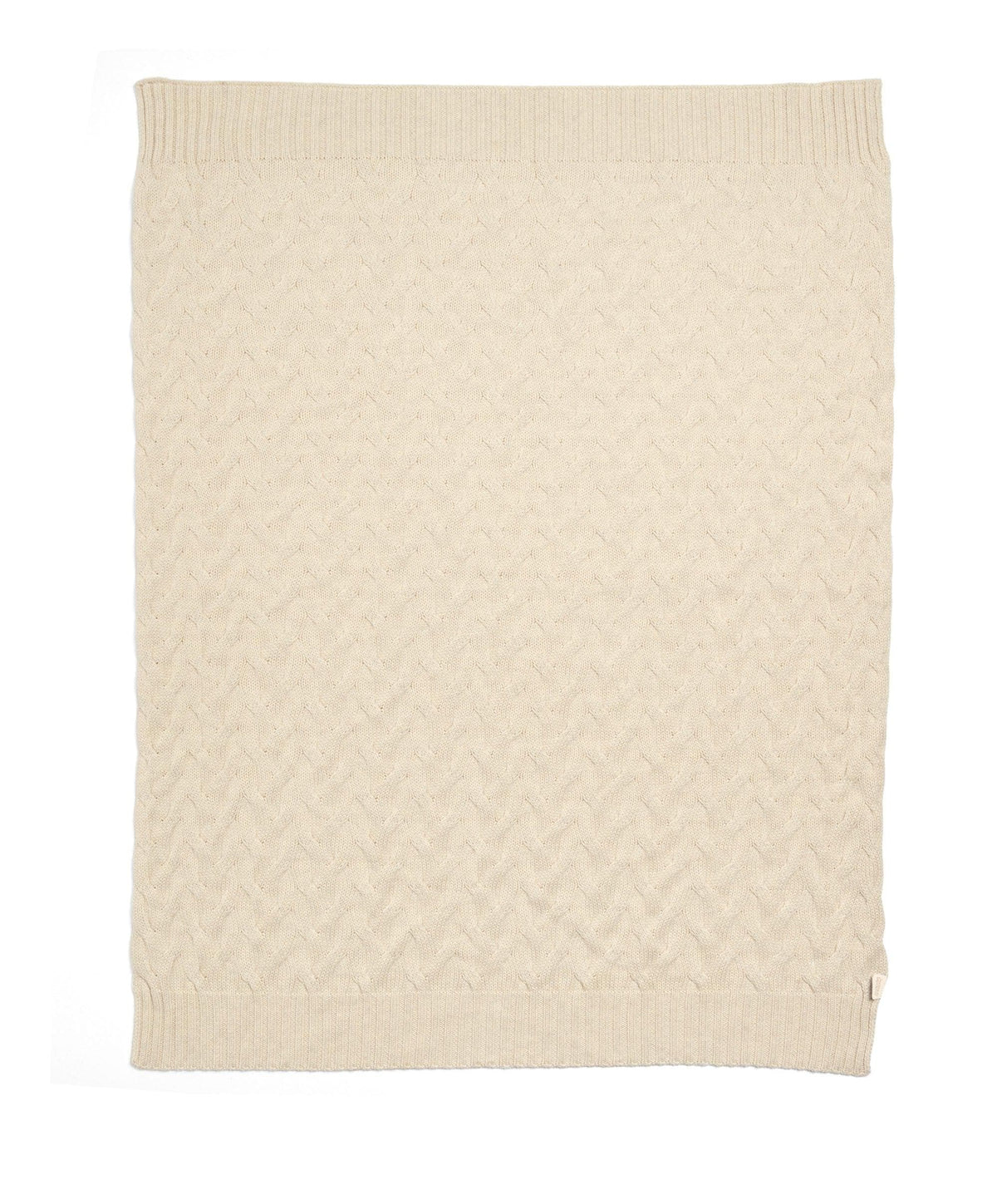 Cable Knit Blanket - Welcome to the World Duckling - Cream – Mamas ...