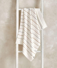 Knitted Blanket - Neutral Stripe – Mamas & Papas UK