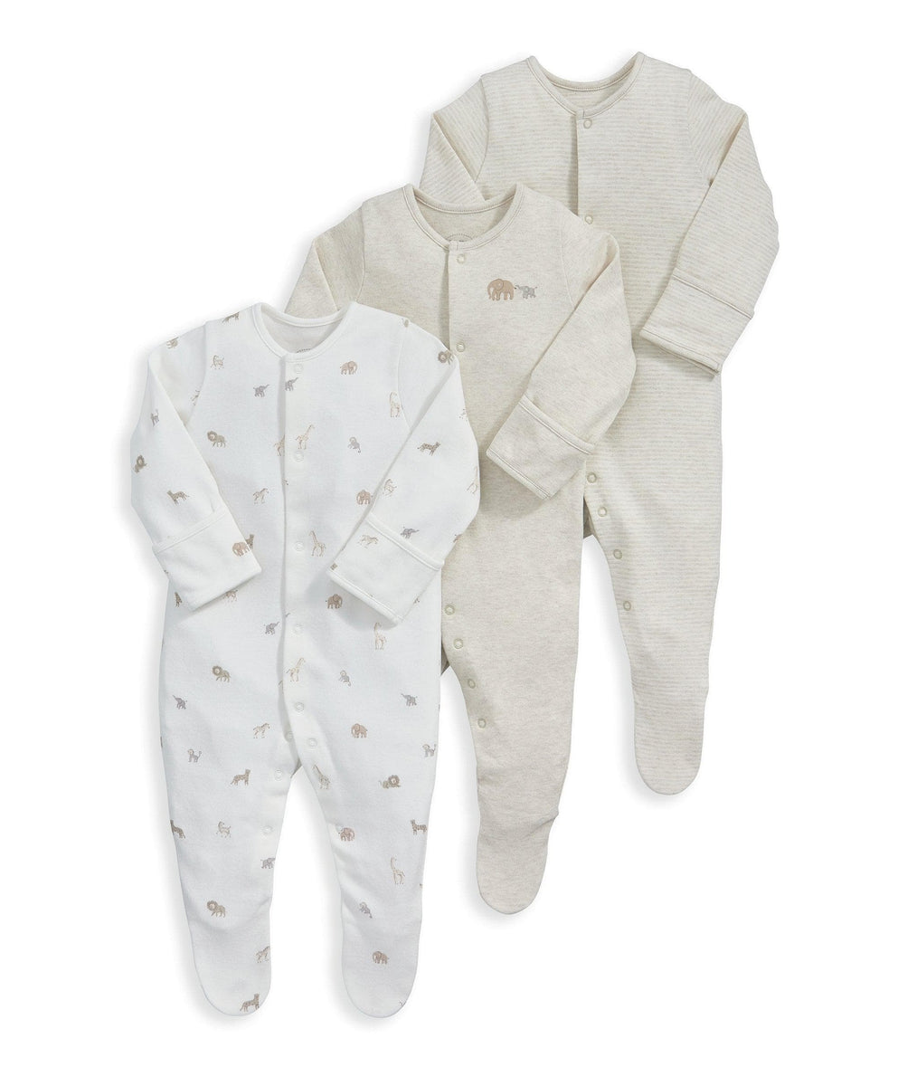 Born Wild Sleepsuits (Set of 3) – Mamas & Papas UK
