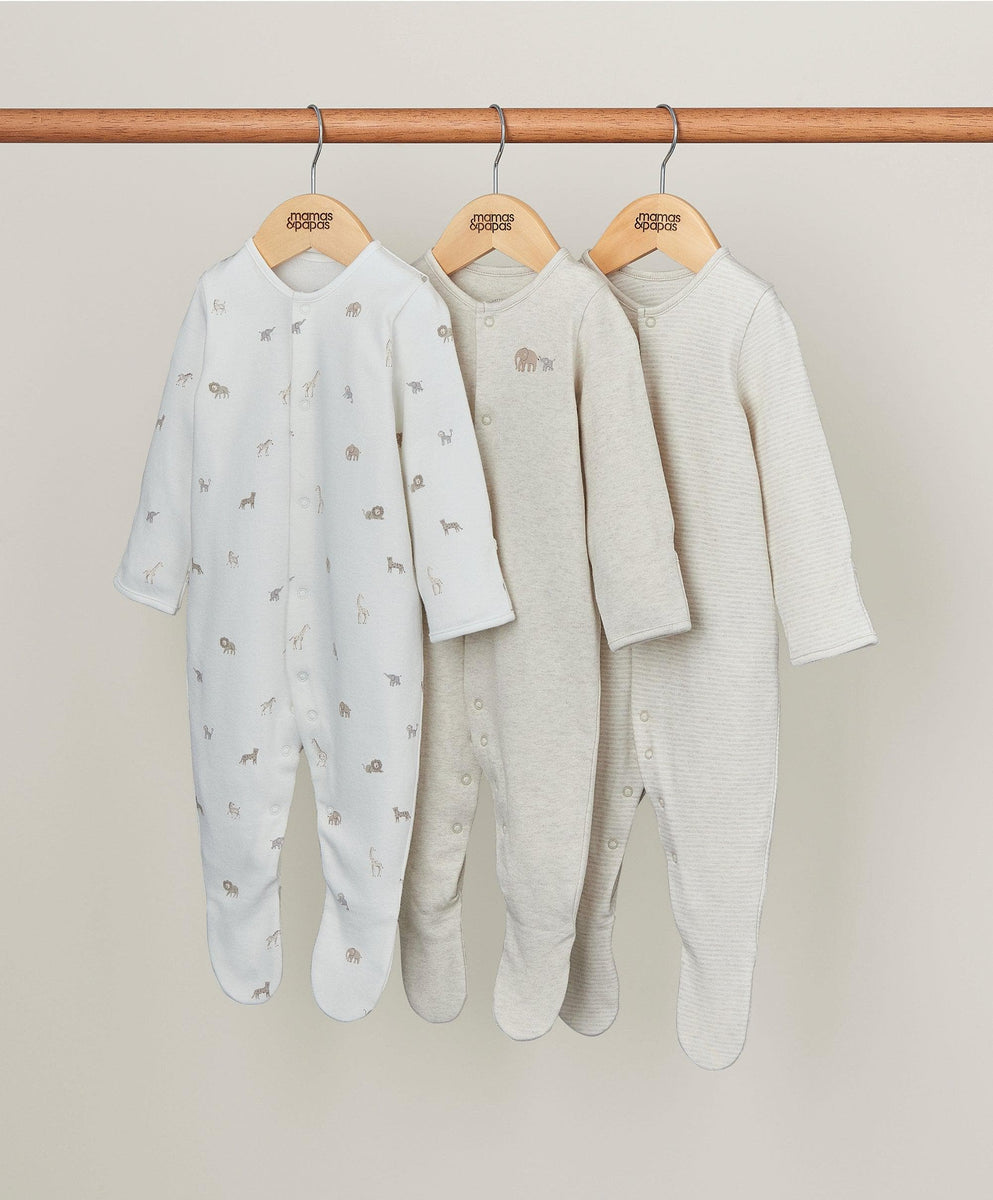 Born Wild Sleepsuits (Set of 3) – Mamas & Papas UK