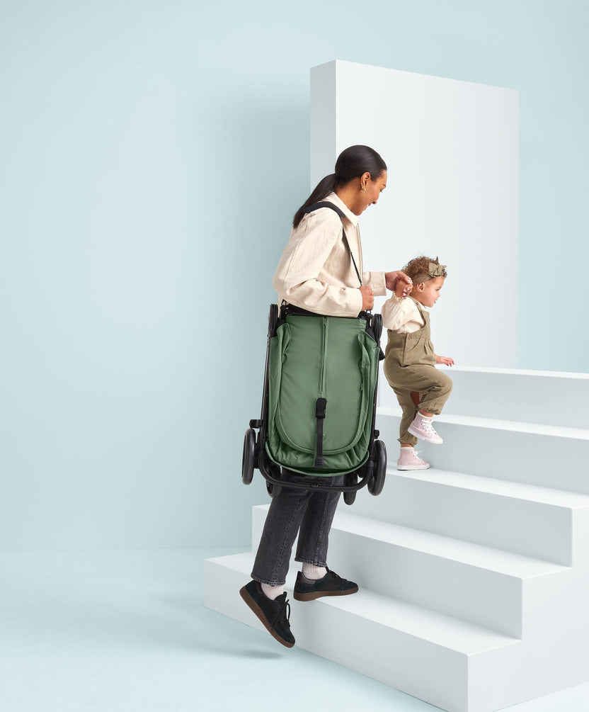 Libro Stroller Bundle with Quilted Memory Foam Liner (2 Piece)– Bay Gr ...