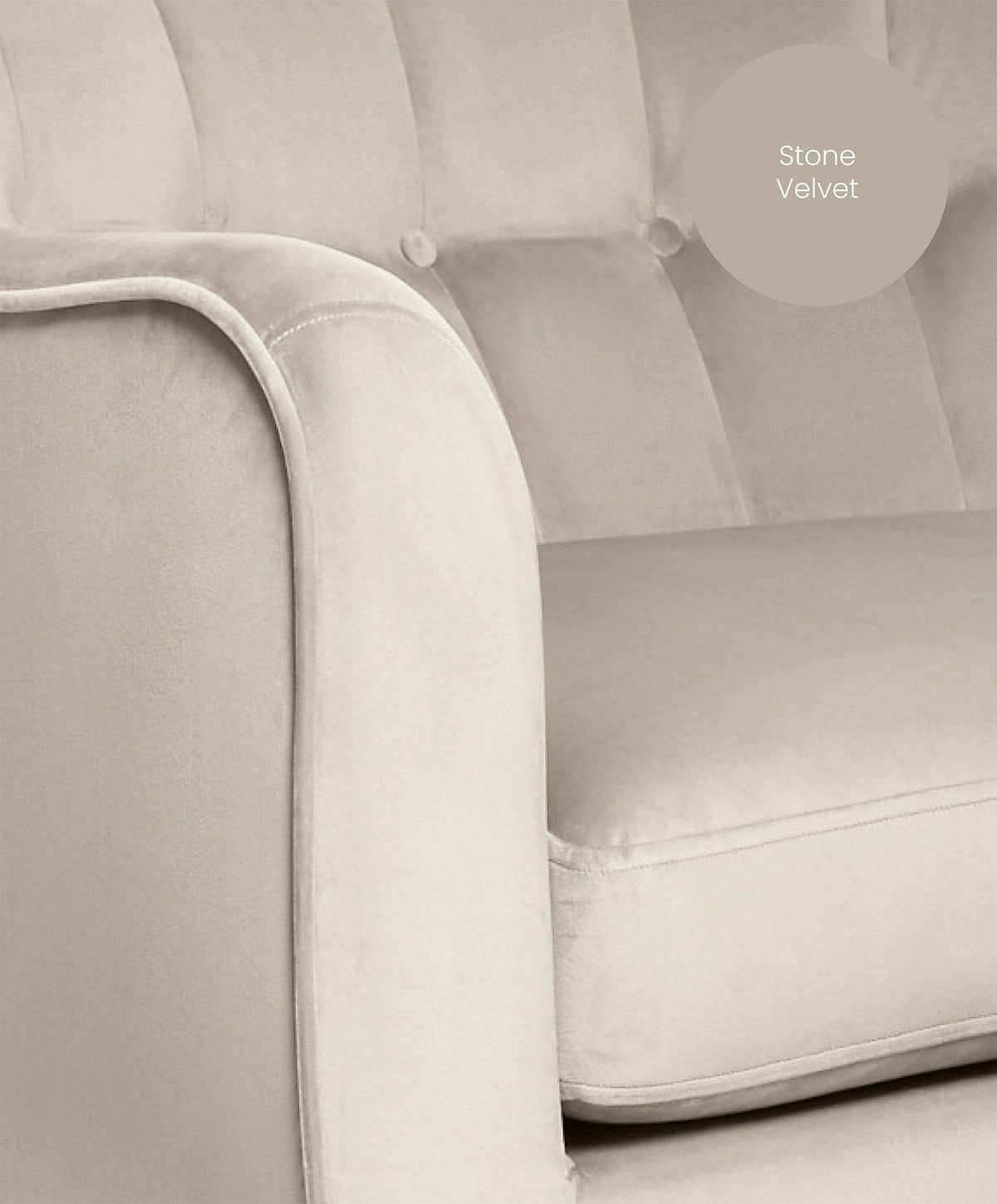 Hilston Cuddle Chair - Stone Velvet – Mamas & Papas UK