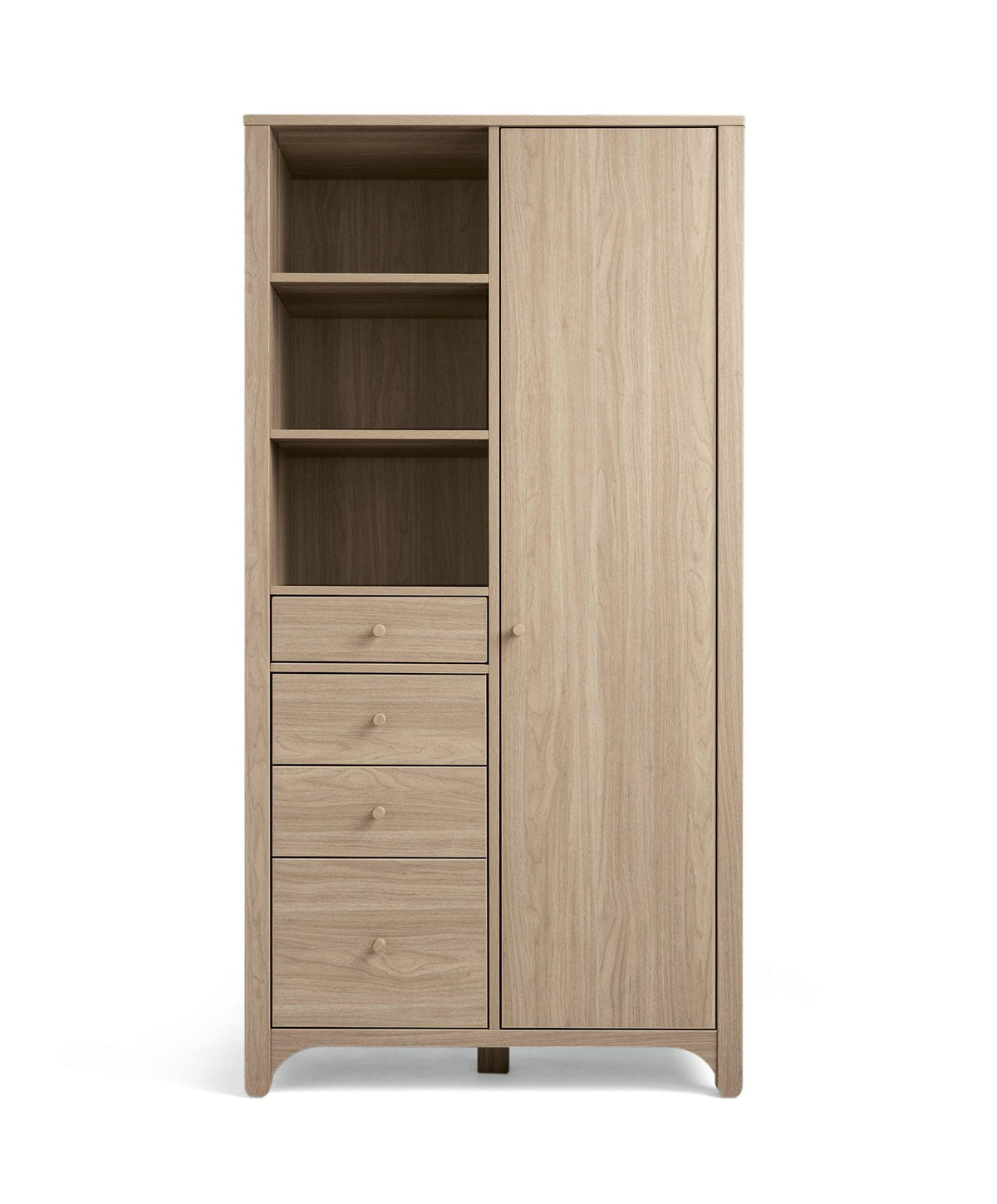 Barton 3 Piece Cotbed Range with Dresser Changer & Wardrobe - Oak ...